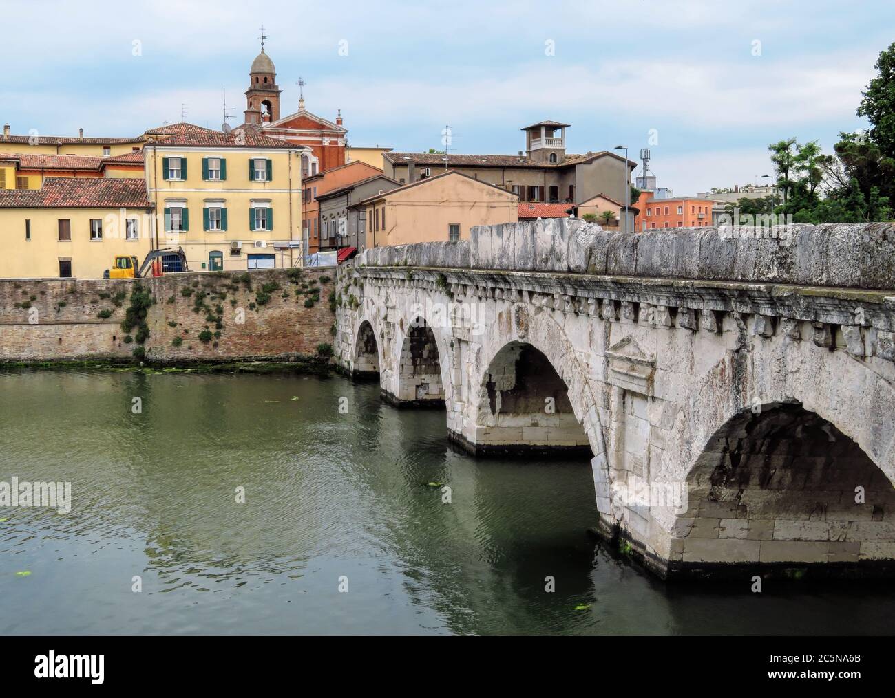 Tiberius Bridge in Rimini, one of the most solid architectural ...