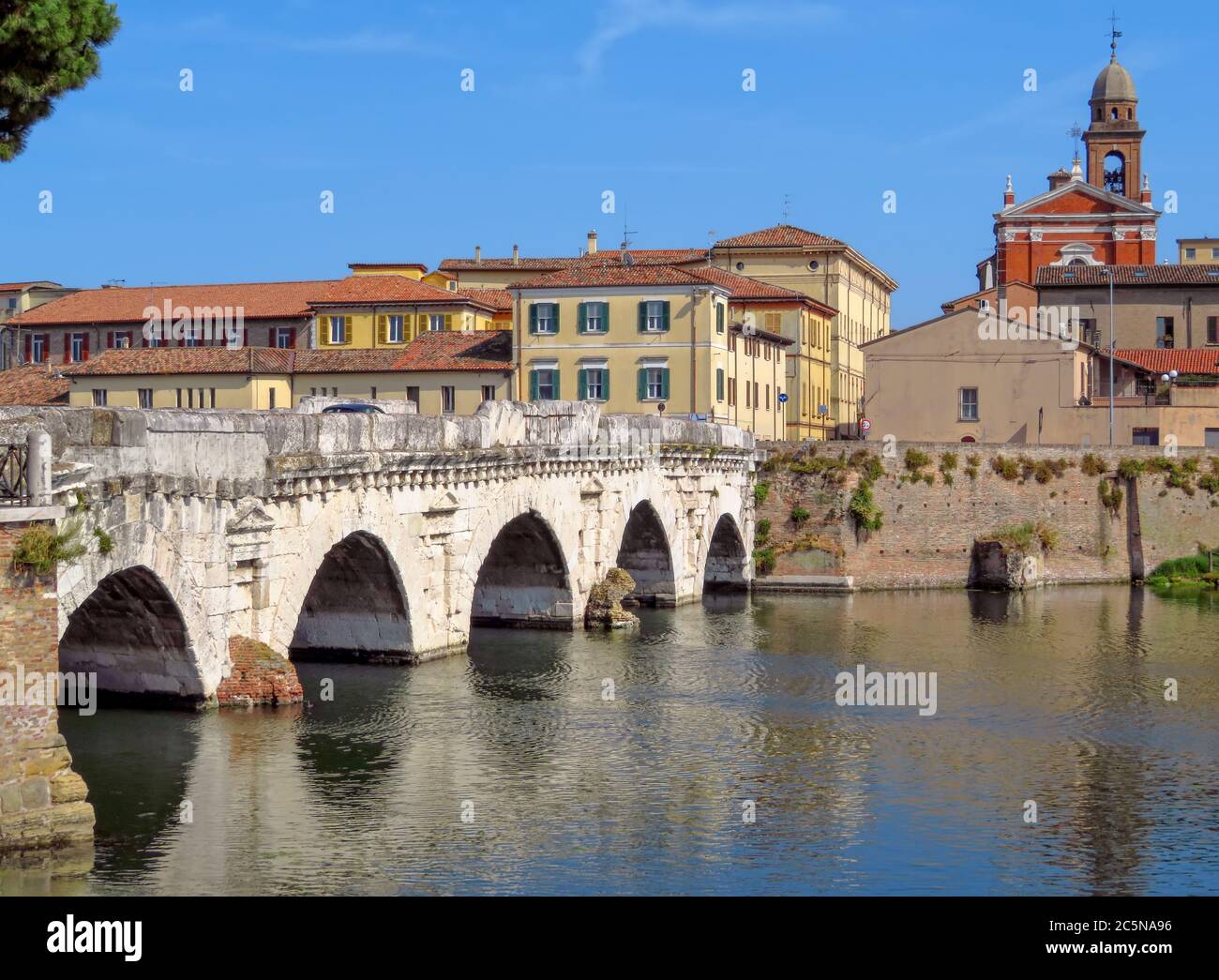 Tiberius Bridge in Rimini, one of the most solid architectural ...