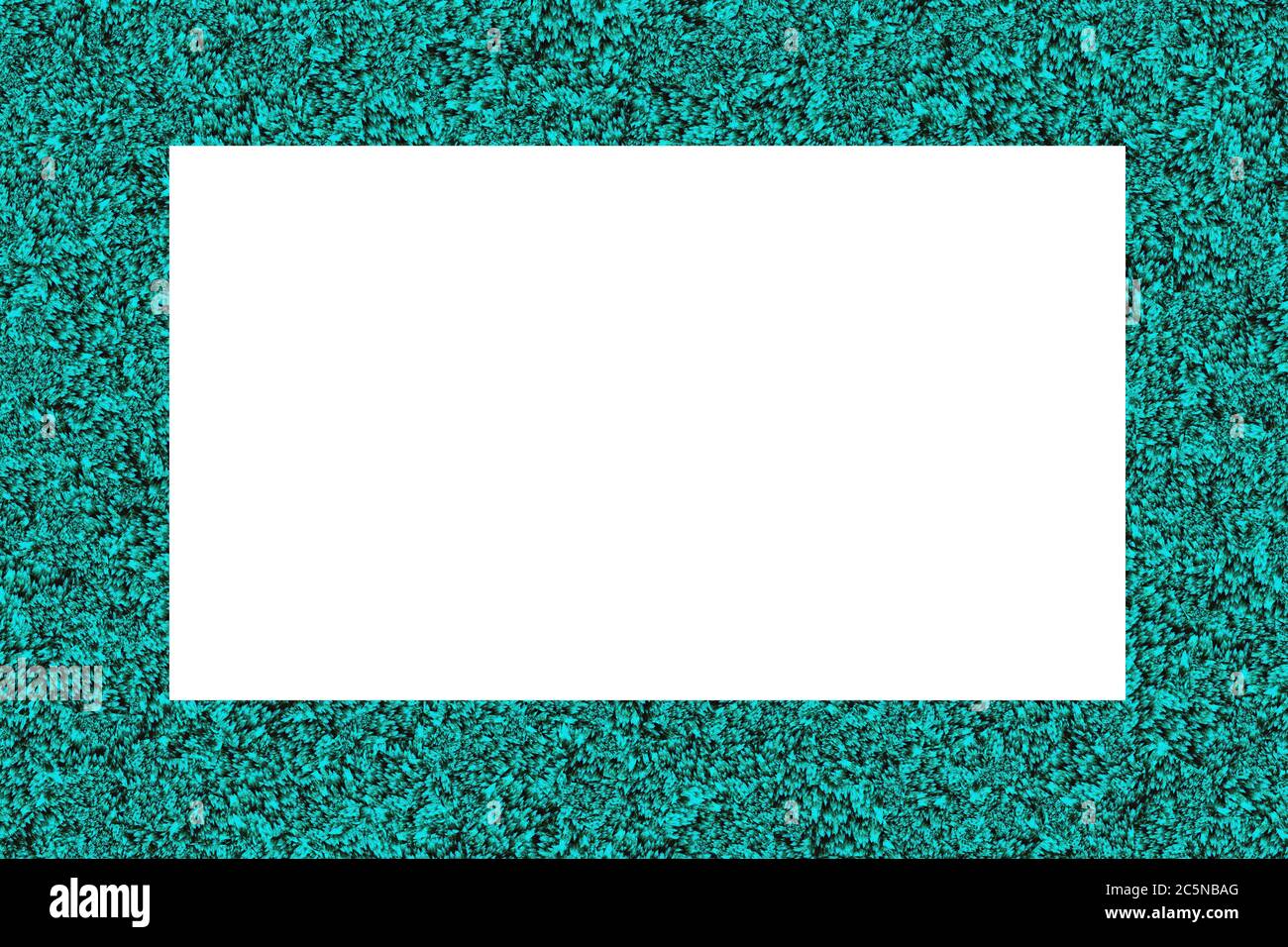 abstract green furry frame card Stock Photo - Alamy