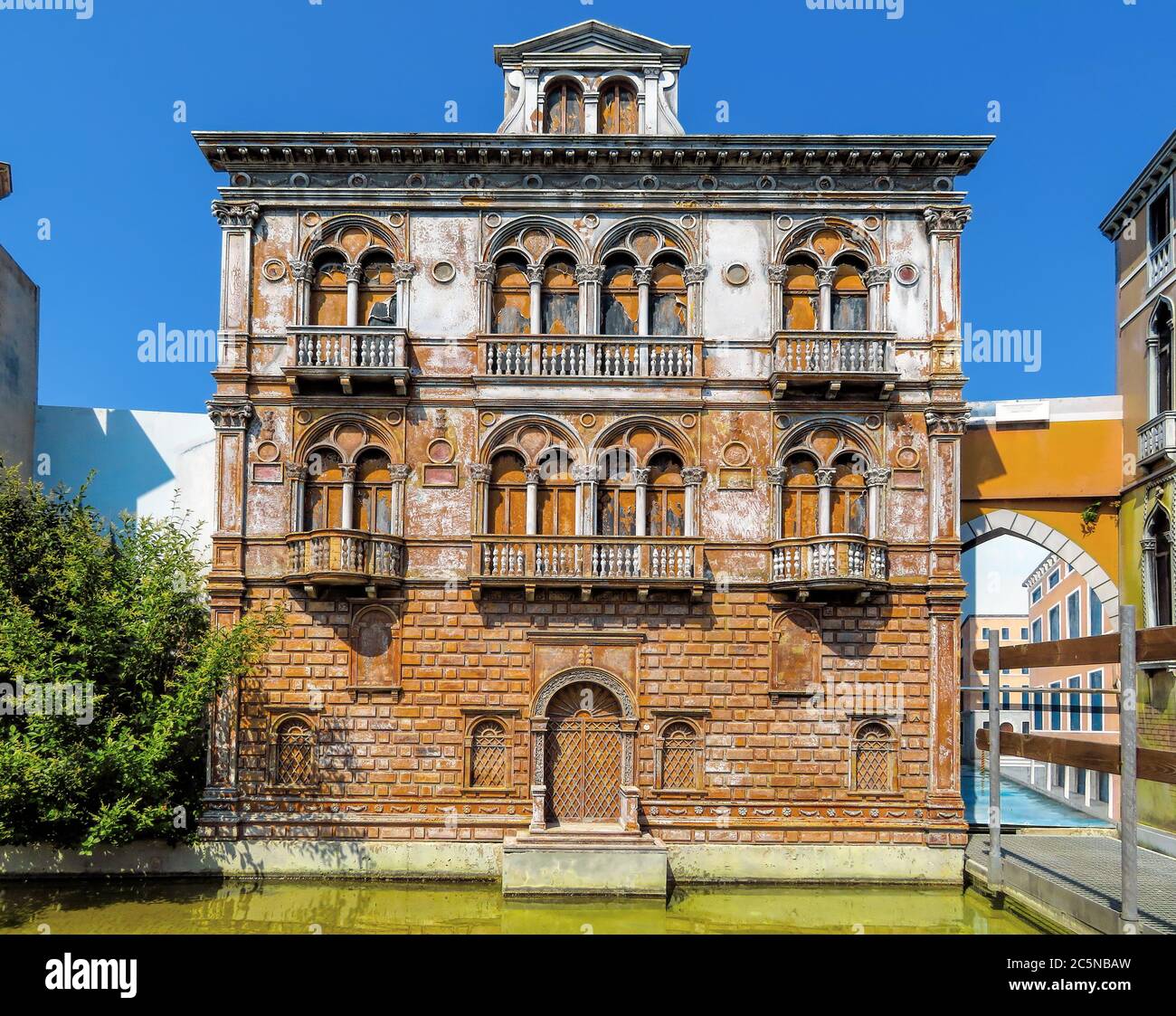 Rimini, Italy - June 13, 2017: Italy in miniature, a thematic park in ...