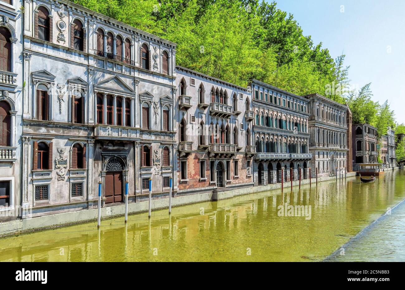 Rimini, Italy - June 13, 2017: Italy in miniature, a thematic park in ...