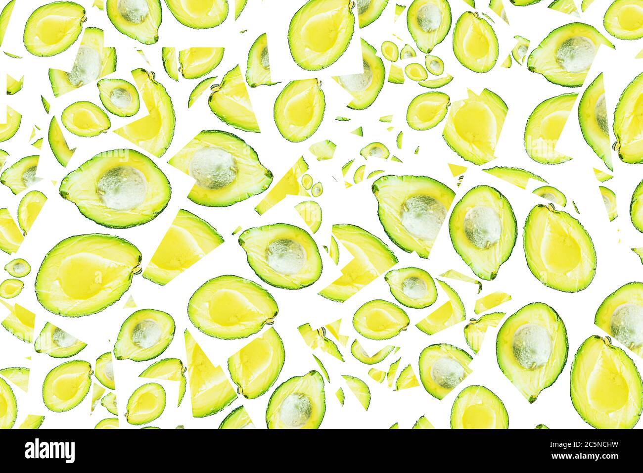 abstract avocado background green collage Stock Photo - Alamy