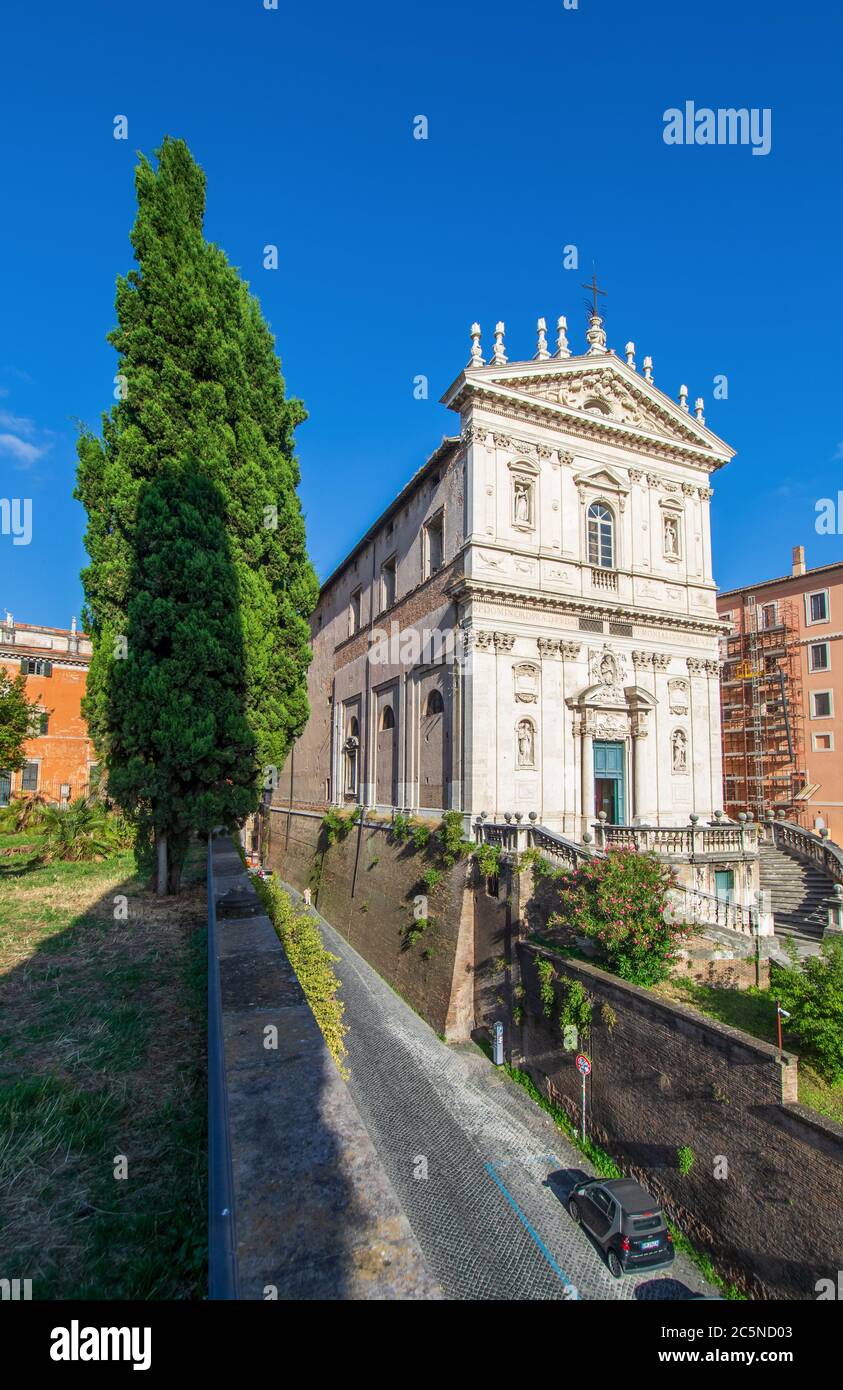 Saint displays cross hi-res stock photography and images - Alamy