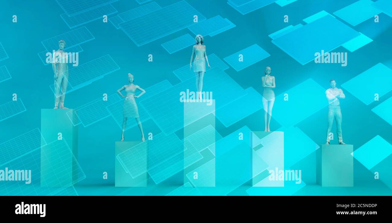 Media Telecommunication Industry and Digital Broadcast Art Stock Photo ...