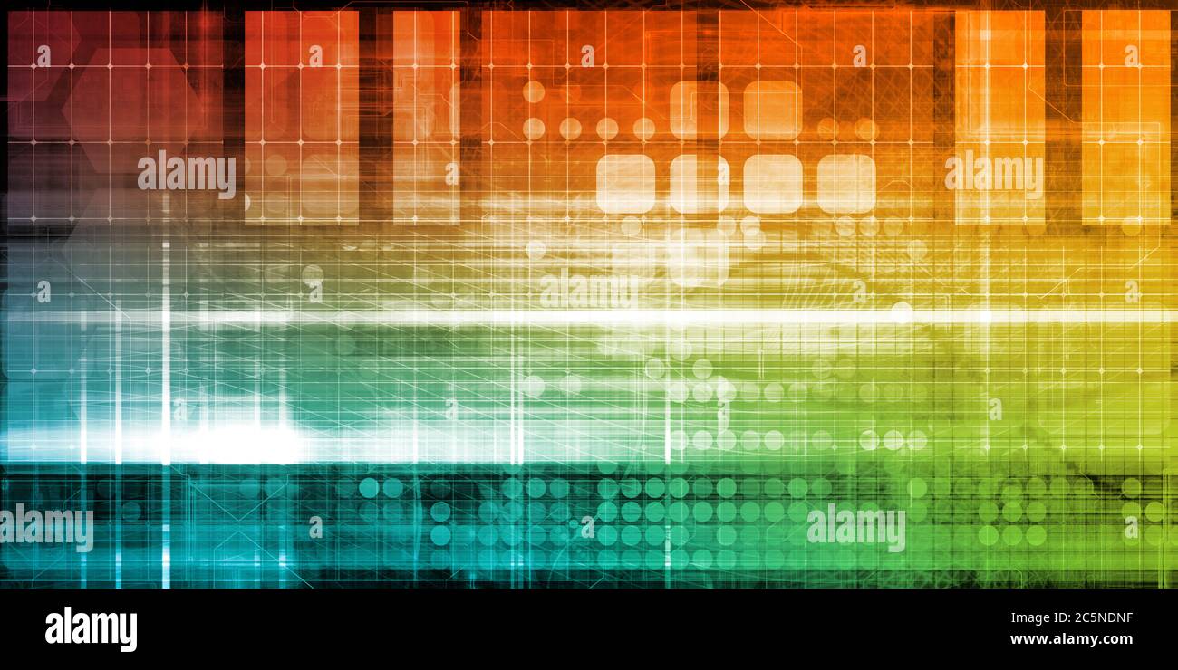 Technology Visual Concept of a Corporate Business Stock Photo - Alamy