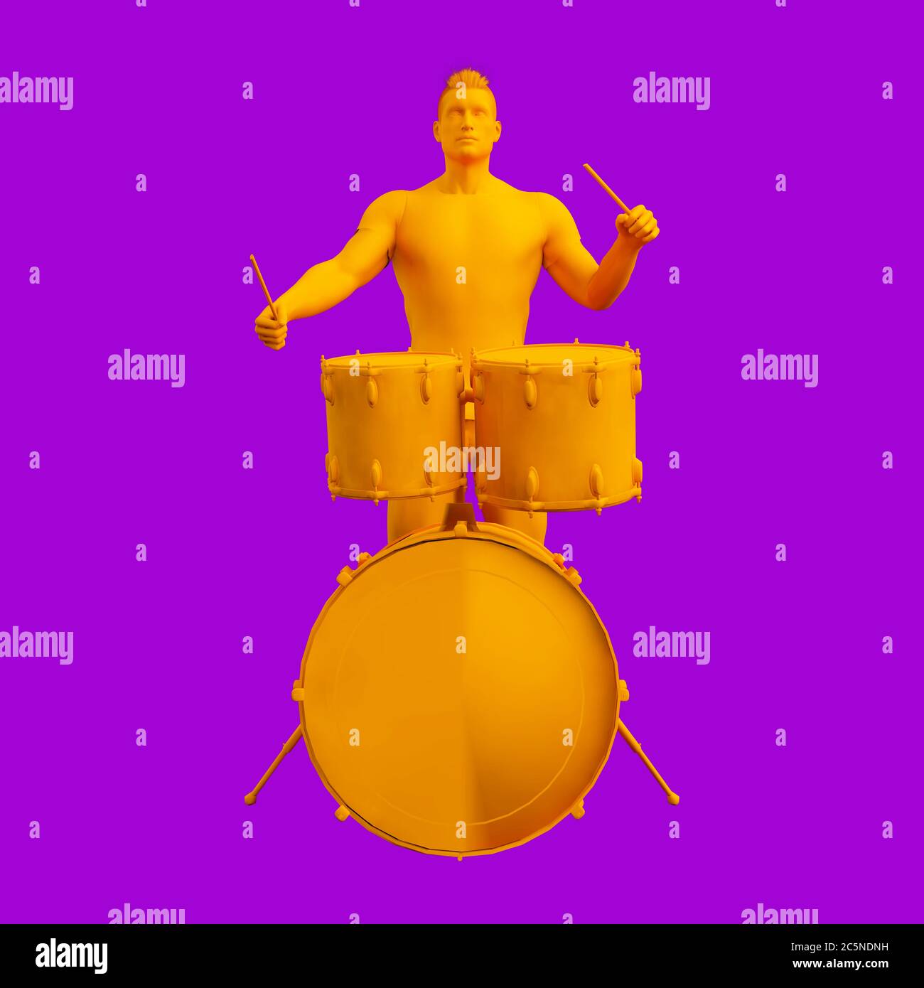 Drums play concept hi-res stock photography and images - Alamy