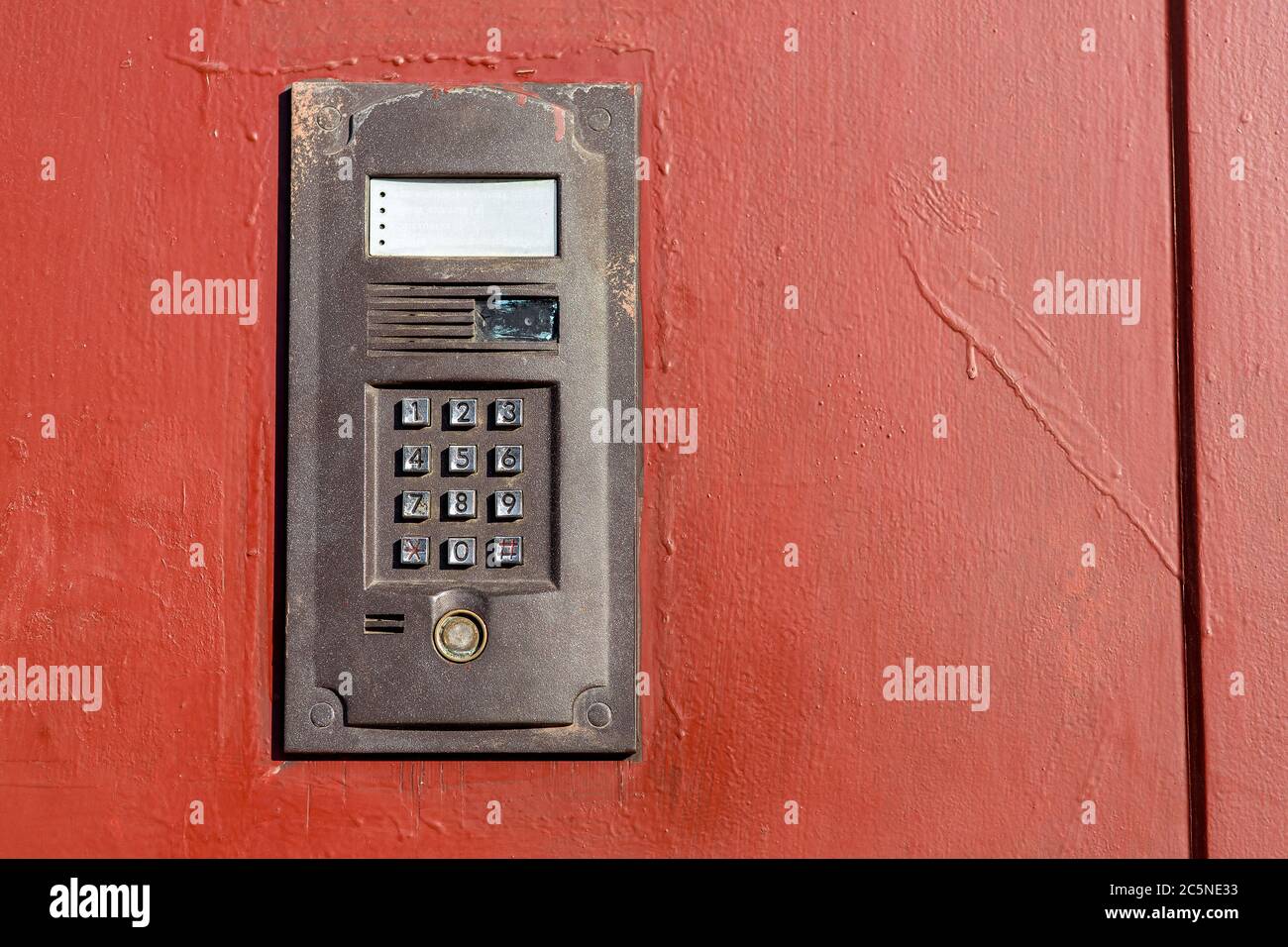 Old home security control panel hi-res stock photography and images - Alamy