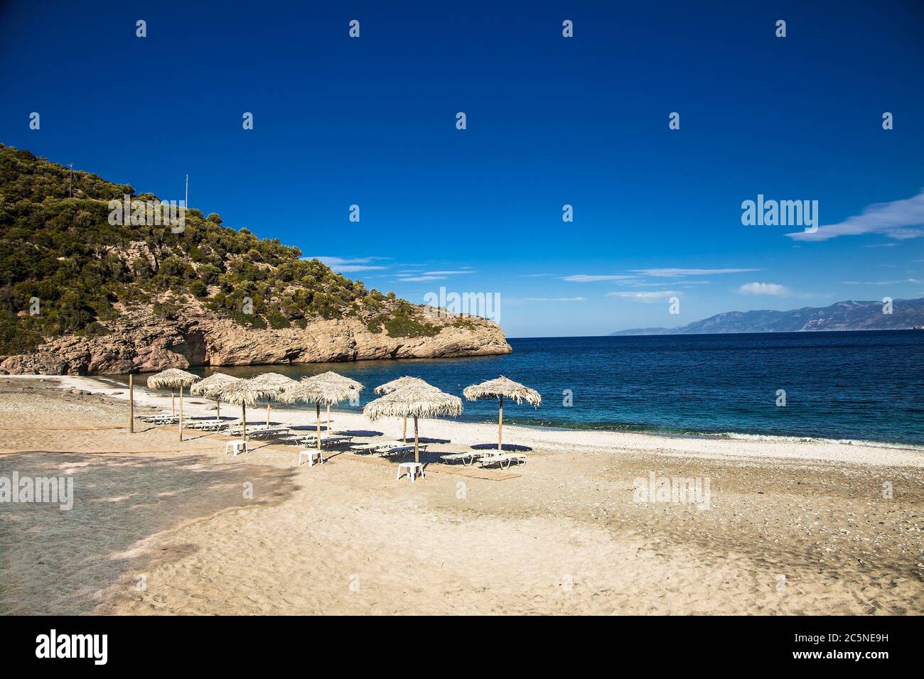 Paralia Tsakaion near to Styra. Evia island, Greece Stock Photo - Alamy