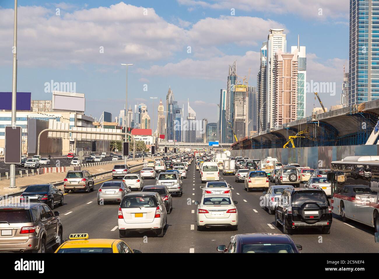 Driving in dubai uae sheikh hi-res stock photography and images - Alamy