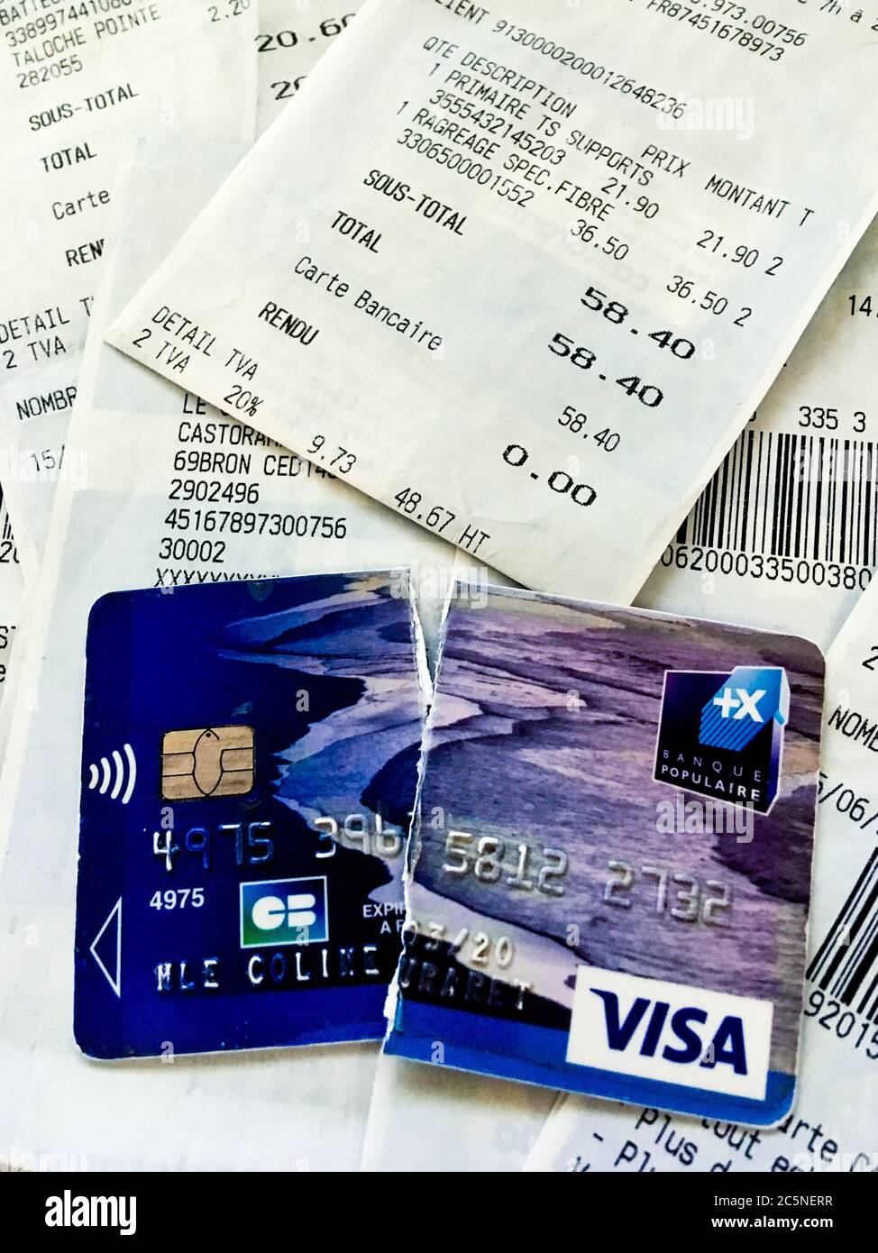 Carte visa hi-res stock photography and images - Alamy