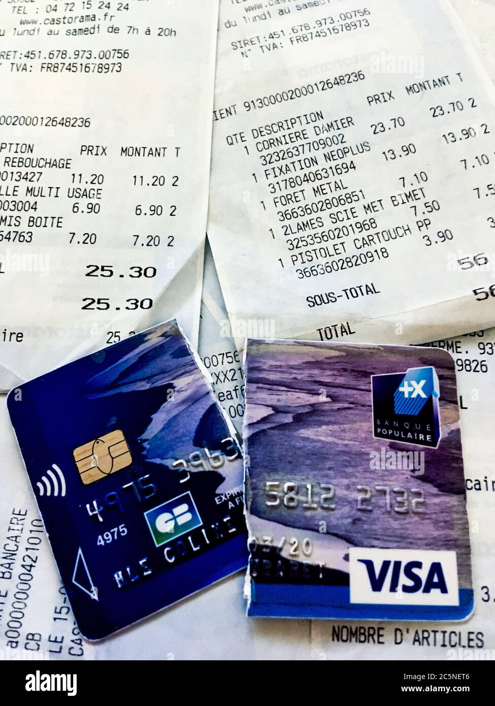 Carte visa hi-res stock photography and images - Alamy