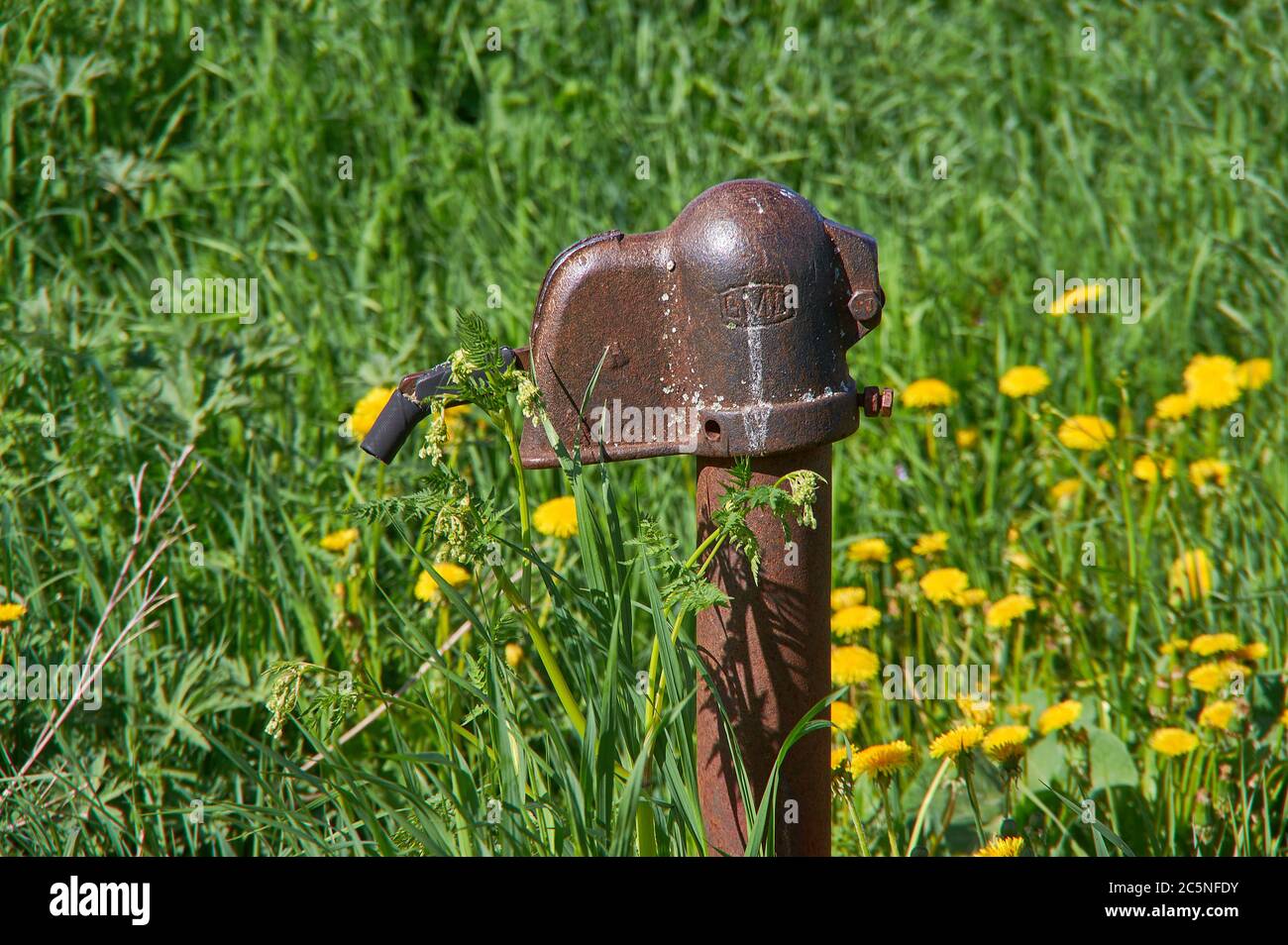 Village water column hi-res stock photography and images - Alamy