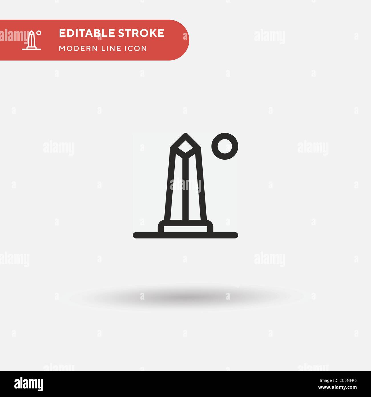 Obelisk silhouette Stock Vector Images - Alamy