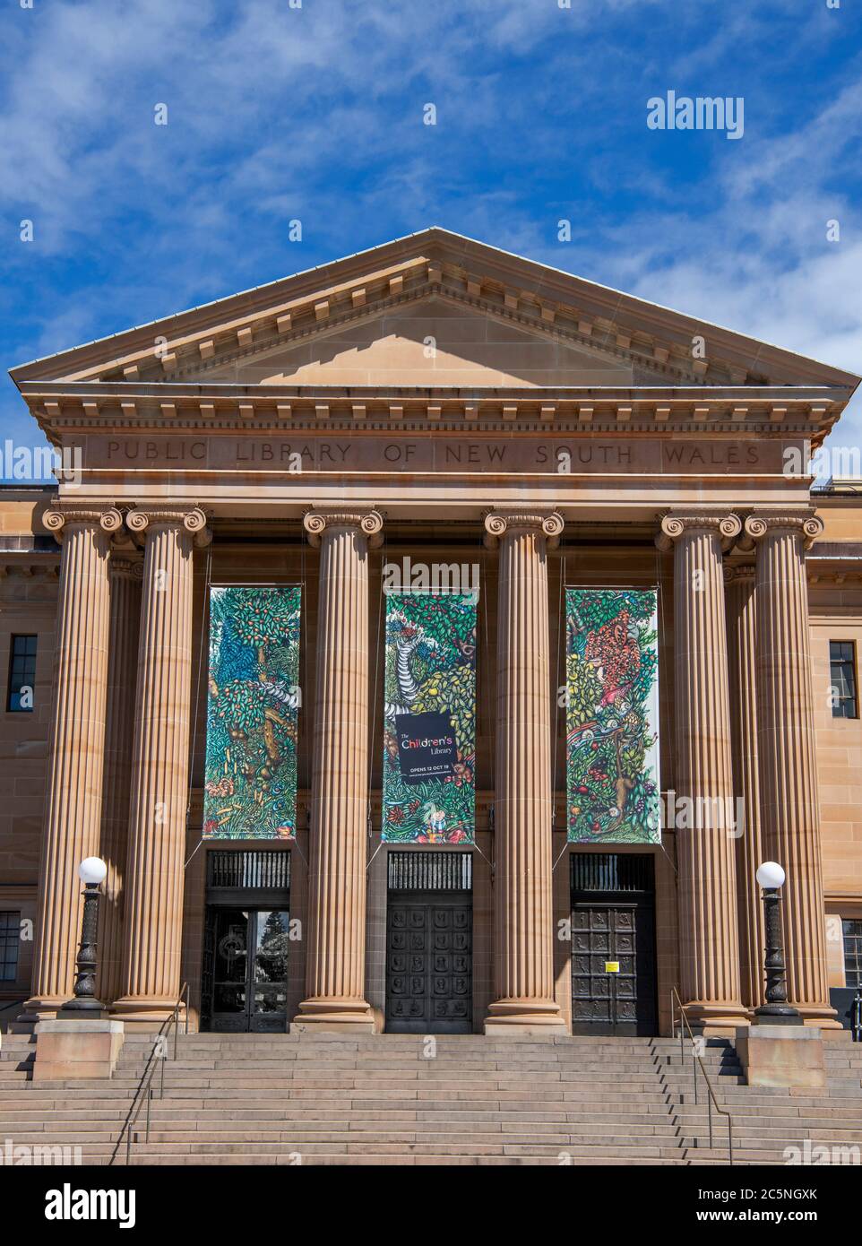 Facade Mitchell Library aka NSW State Library Sydney NSW Australia ...
