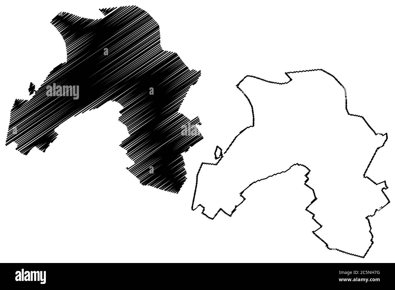 Karaj City (Islamic Republic of Iran, Persia, Alborz Province) map ...