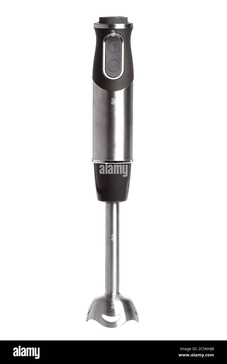 immersion blender with iron blades and rubberized body with a speed ...
