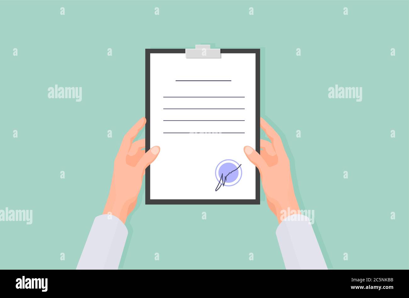Employment contract cartoon hi-res stock photography and images - Alamy