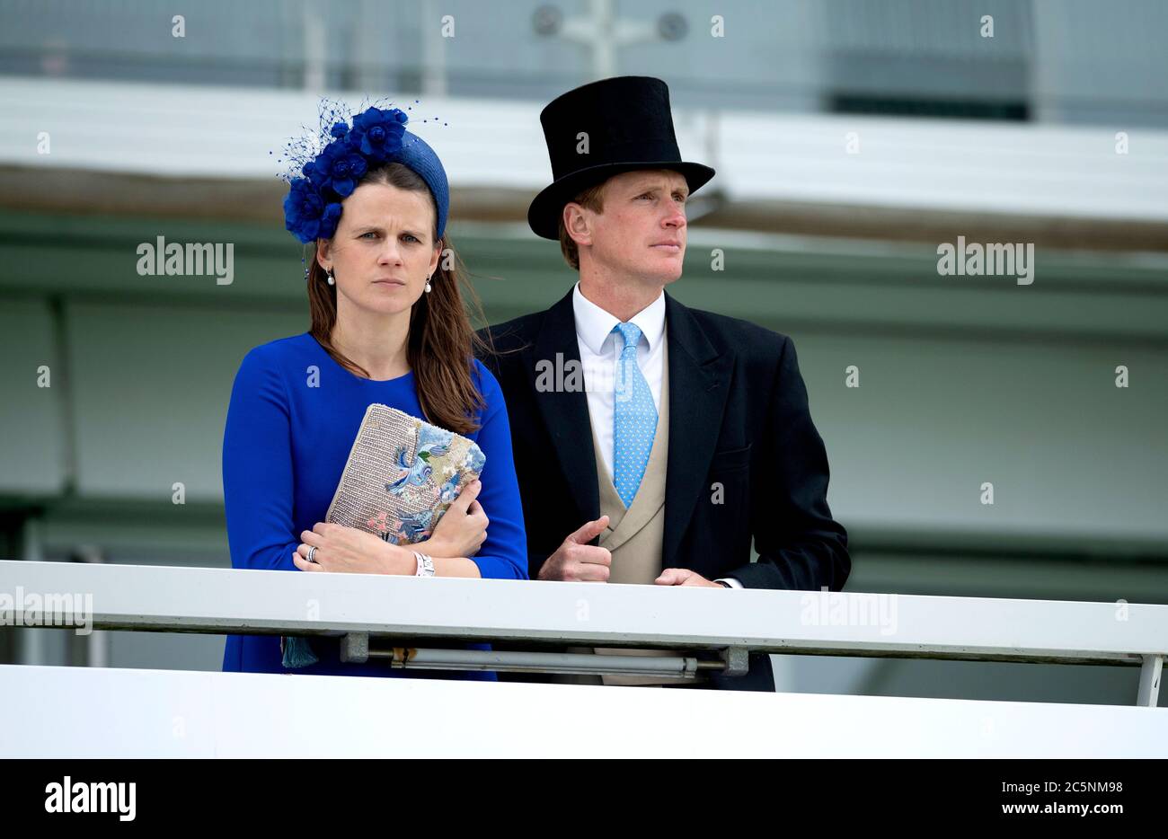 Horse trainer Ed Walker (right) and his wife Camilla Walker in the ...