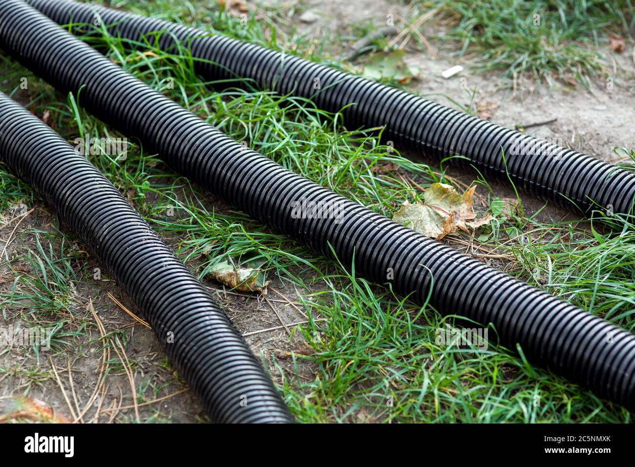 Pvc corrugated pipe hi-res stock photography and images - Alamy