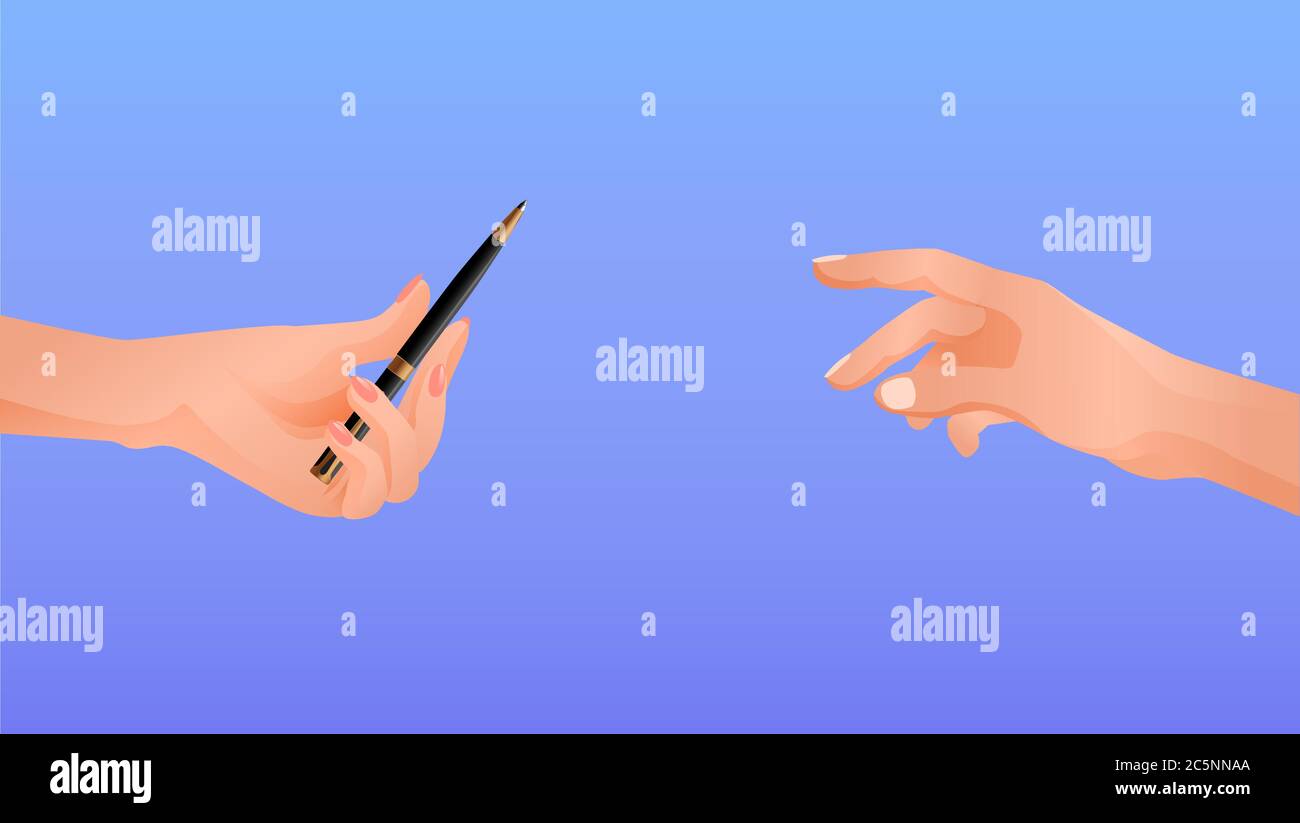 White student helping black student Stock Vector Images - Alamy