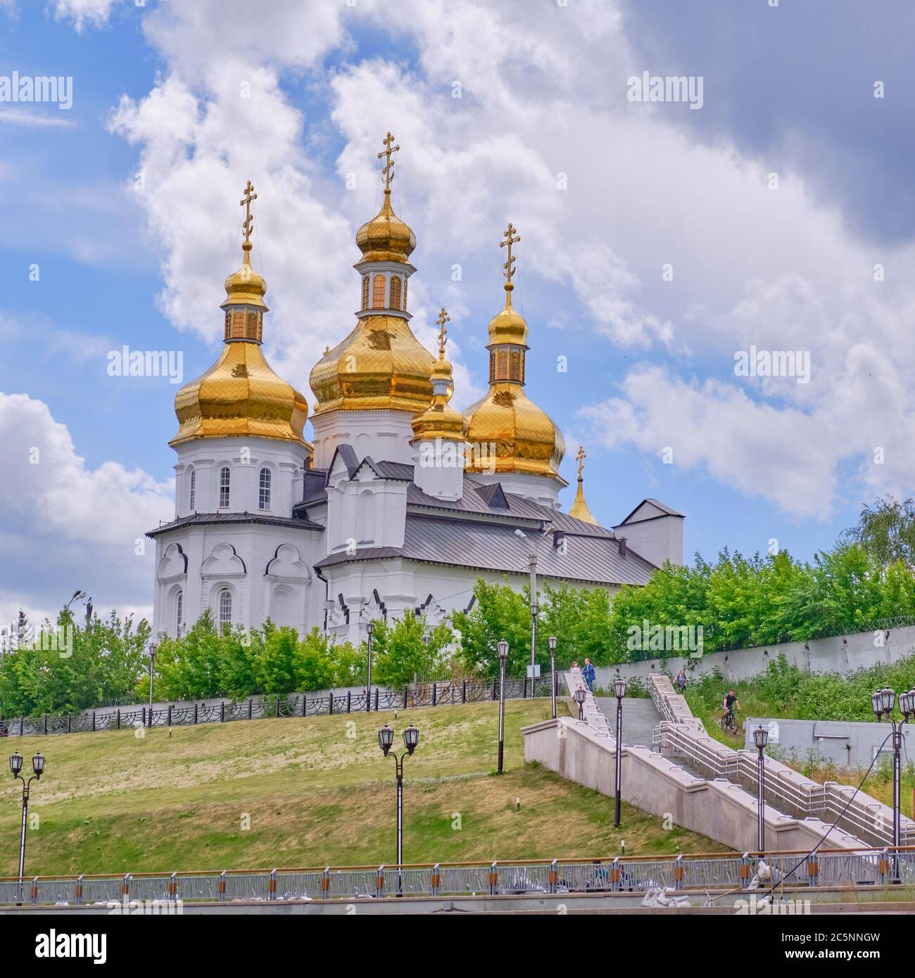 Tyumen, Russia - 24 July, 2020: Holy Trinity Men Monastery of Russian ...