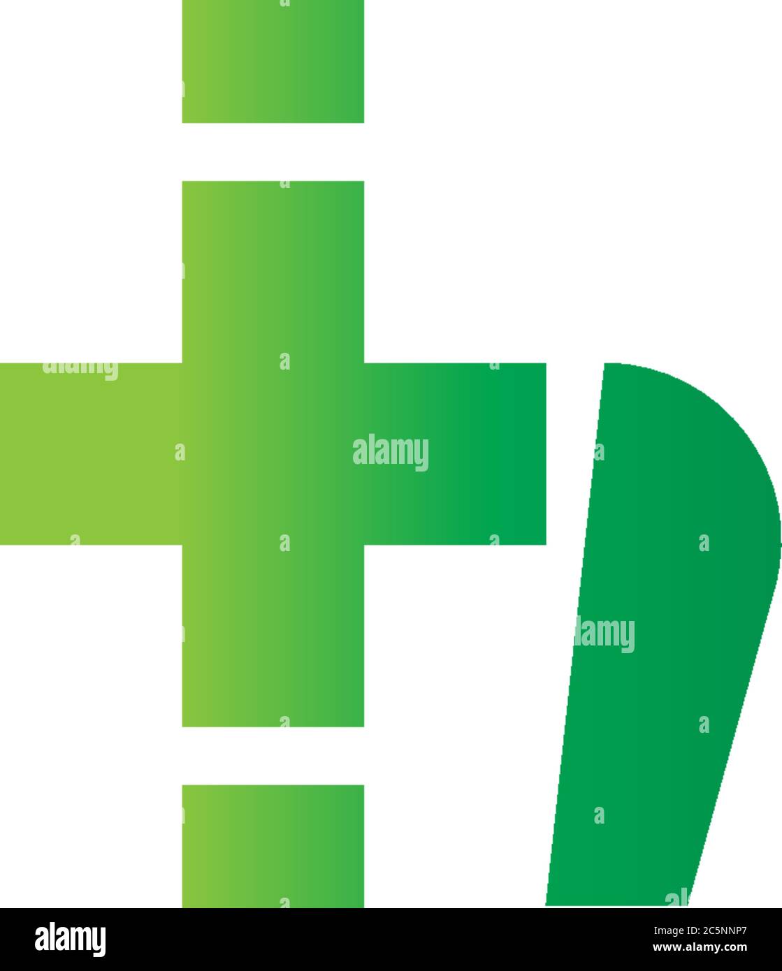 Cross H Letter logo, Medical cross H letter logo design concept Stock ...