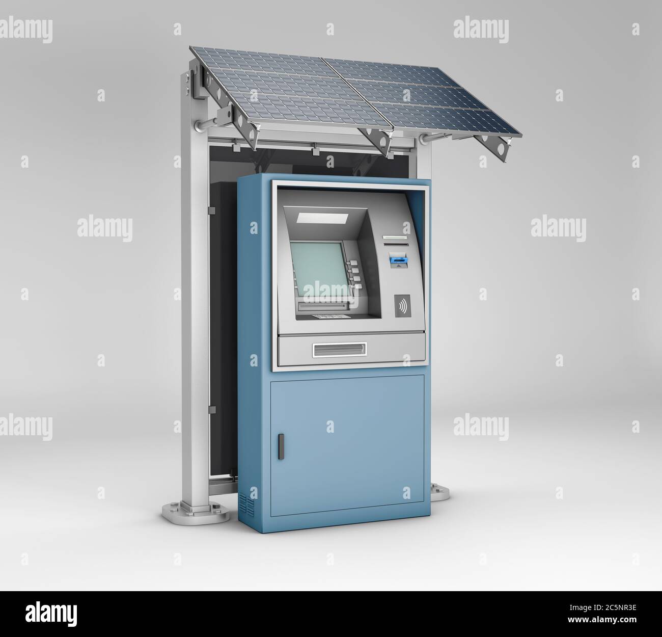3d rendering of ATM Bank Cash Machine, clipping path included Stock ...