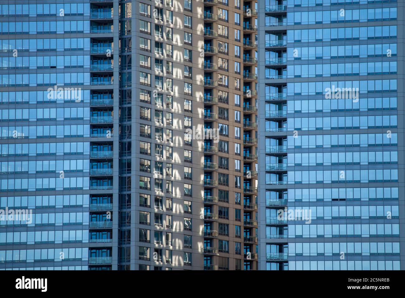 A close view of glass windows in Chicago Illinois, USA Stock Photo - Alamy