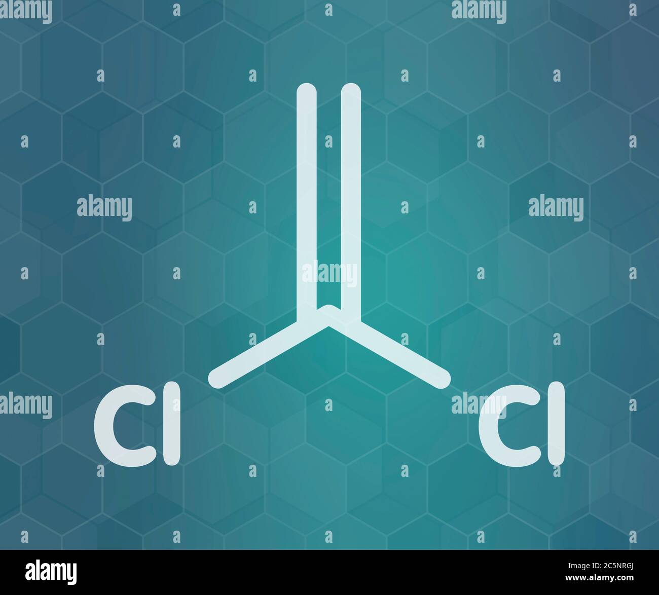 1,1-dichloroethene (DCE) polyvinylidene chloride (PVDC) building block ...