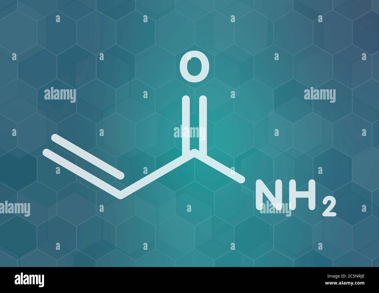 Acrylamide molecule, polyacrylamide building block and heat-generated ...