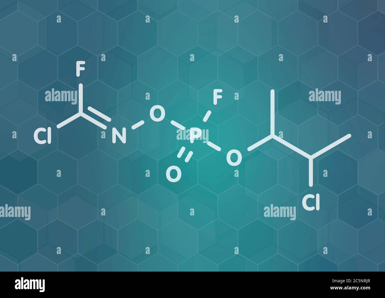 Novichok agent A-234 molecule, chemical structure as proposed by Hoenig ...