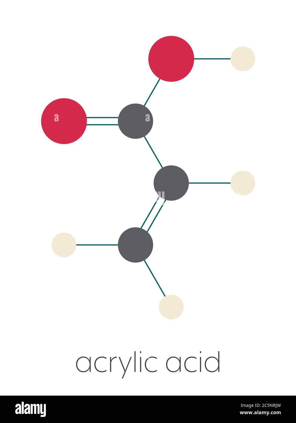 Sodium polyacrylate polymer chemical structure hi-res stock photography ...