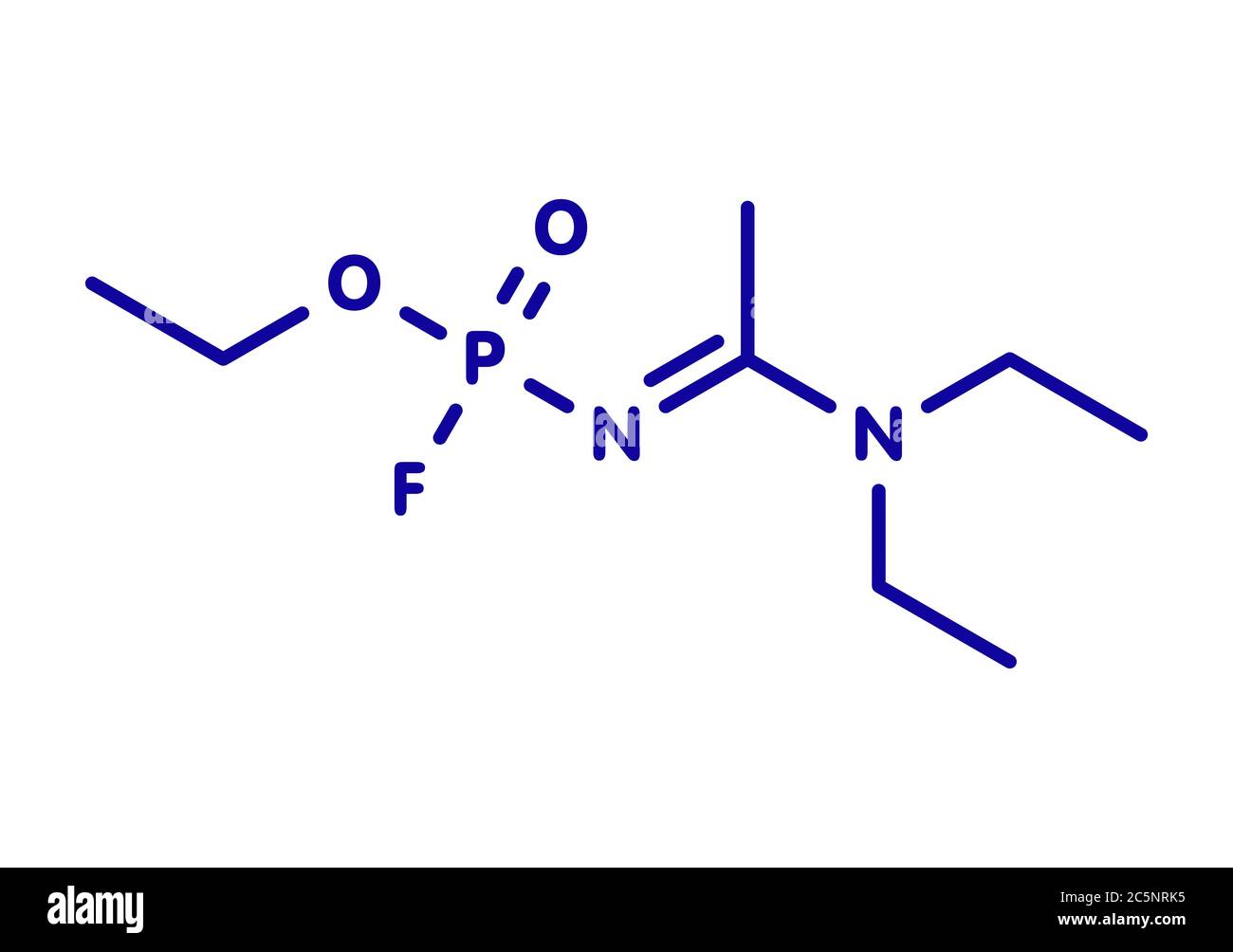 Novichok agent A-234 molecule, chemical structure as proposed by ...