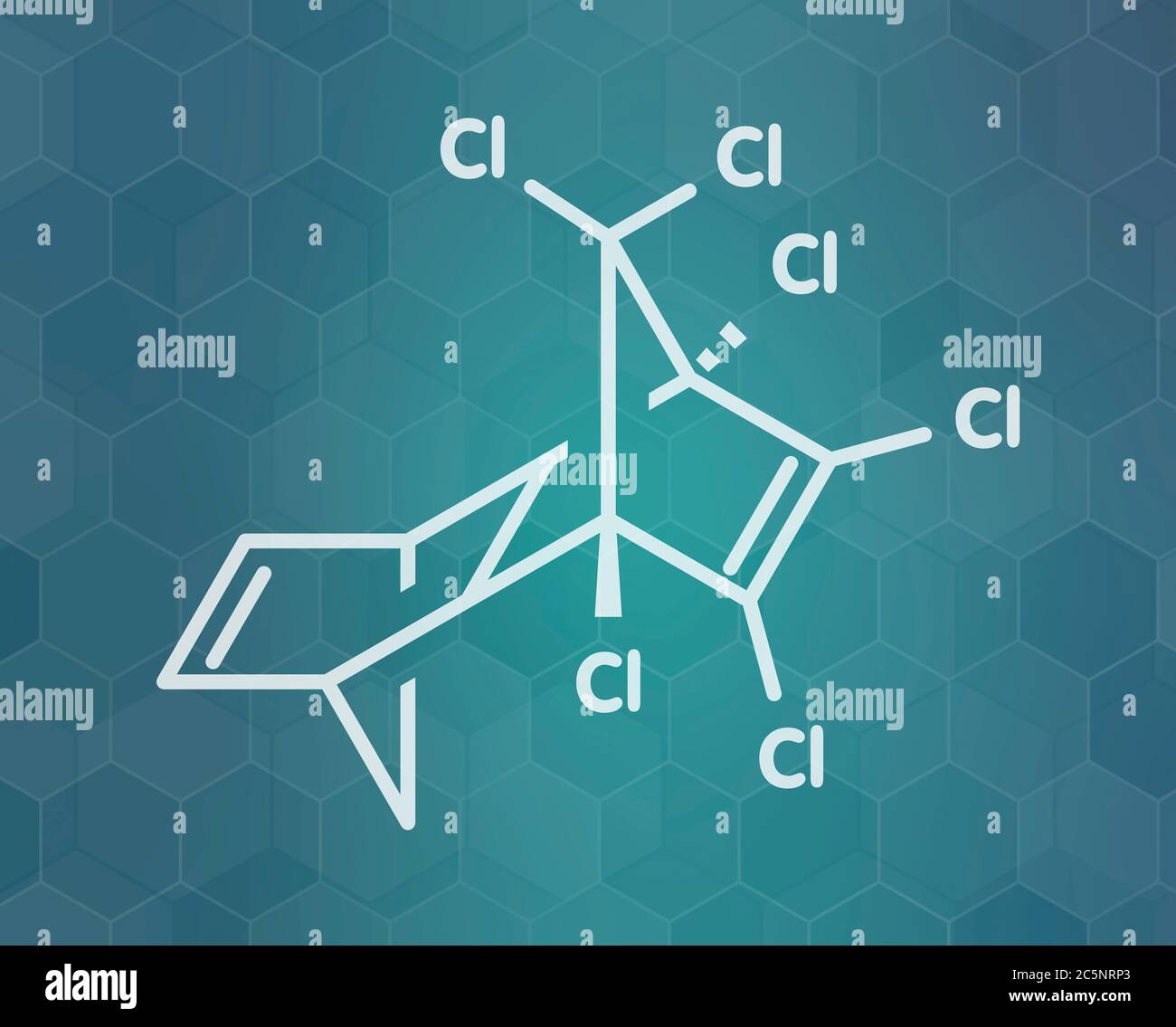 Aldrin banned pesticide molecule hi-res stock photography and images ...