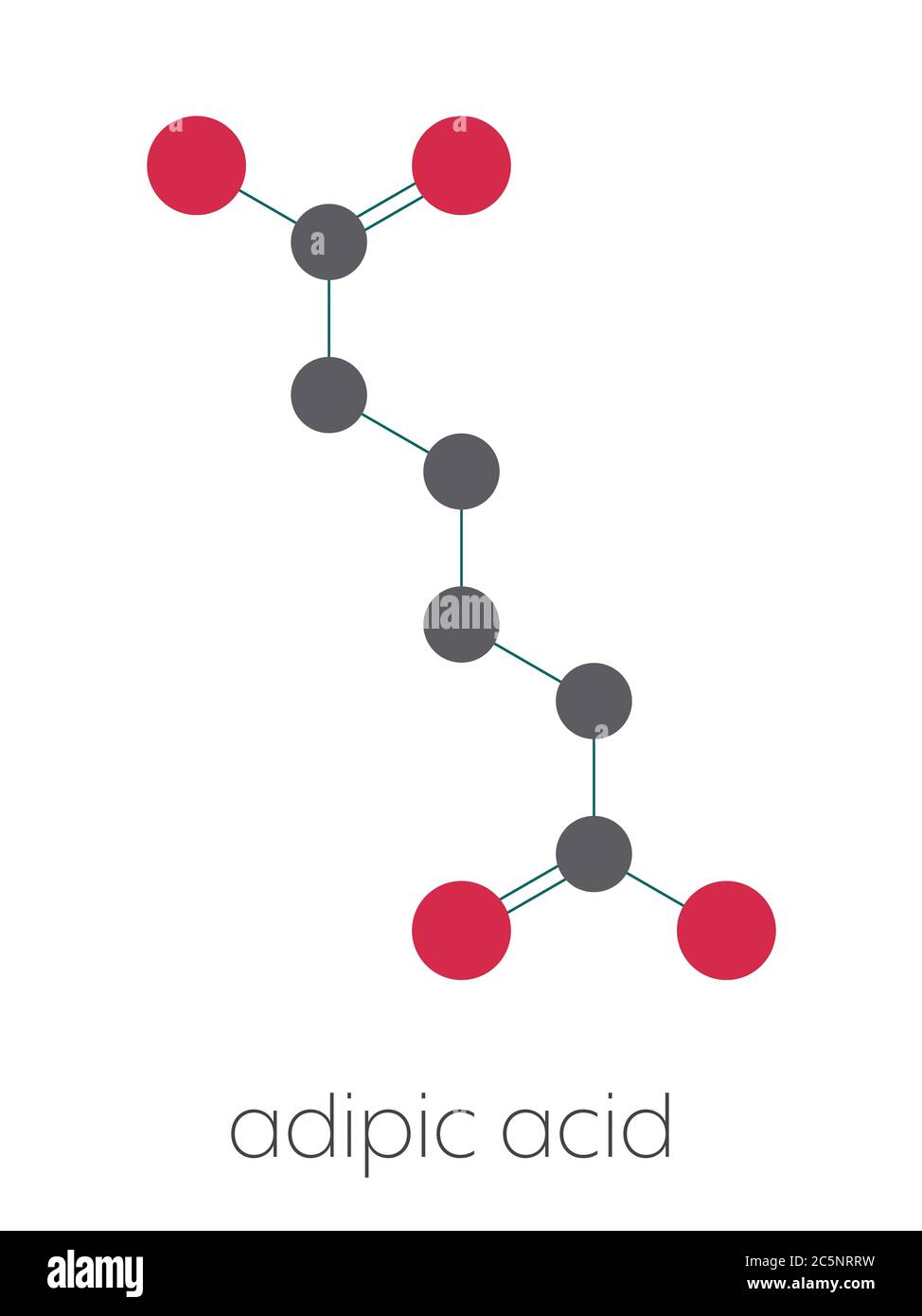 Adipic acid molecule Cut Out Stock Images & Pictures - Alamy
