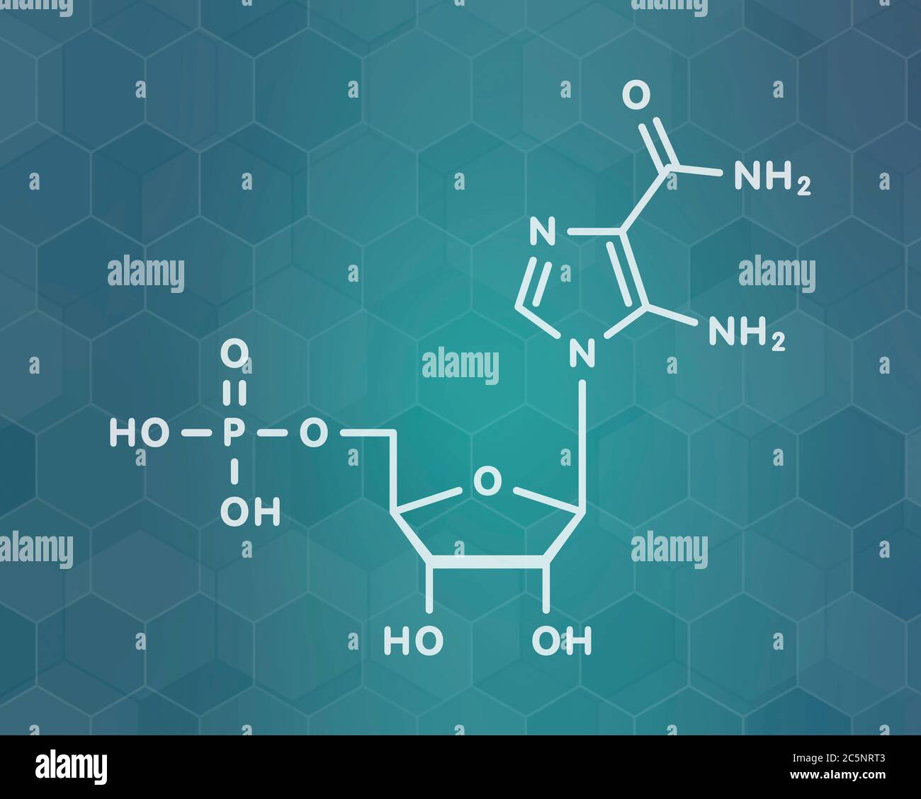 AICA ribonucleotide (AICAR) performance enhancing drug molecule. Used ...