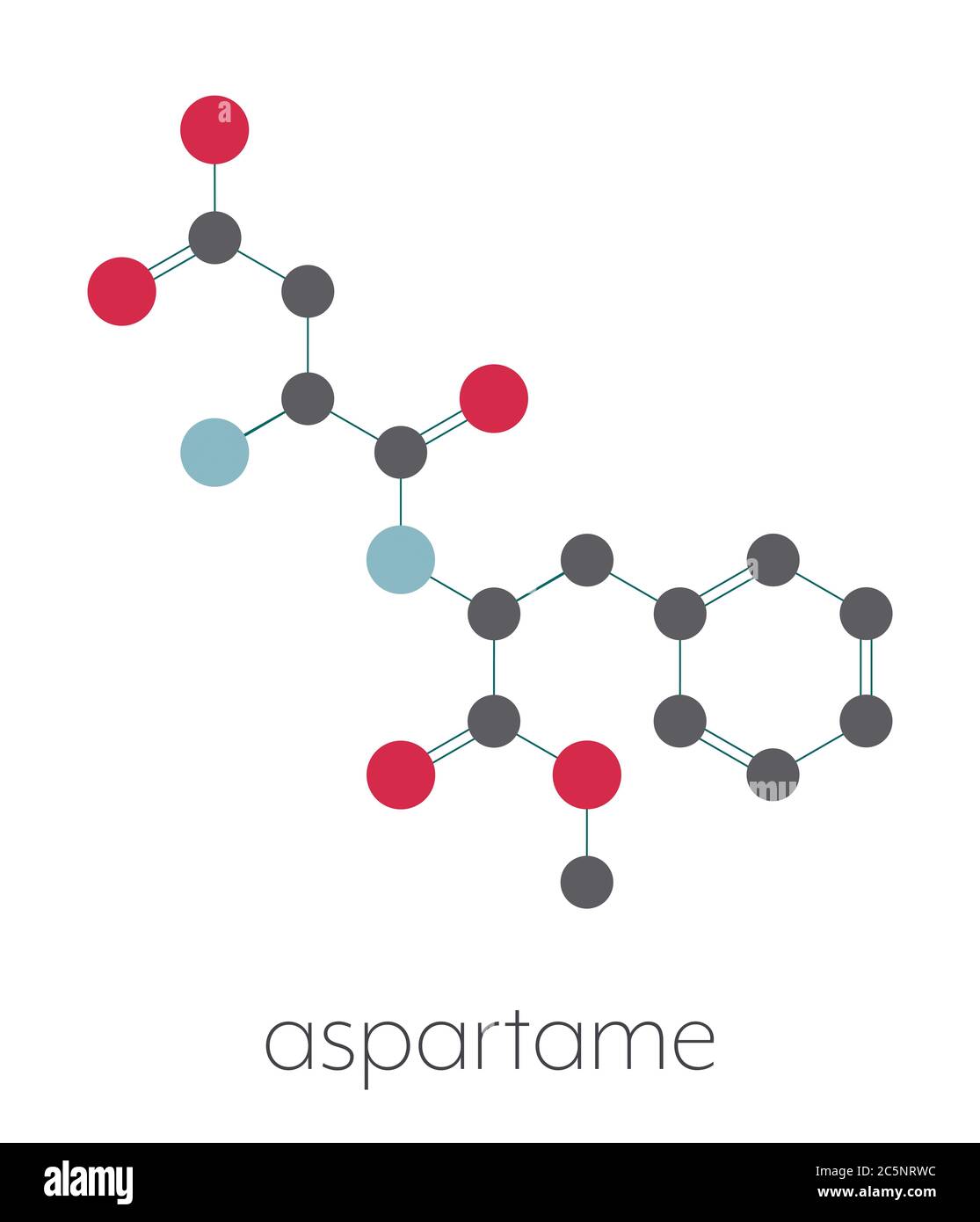 Aspartame Molecule