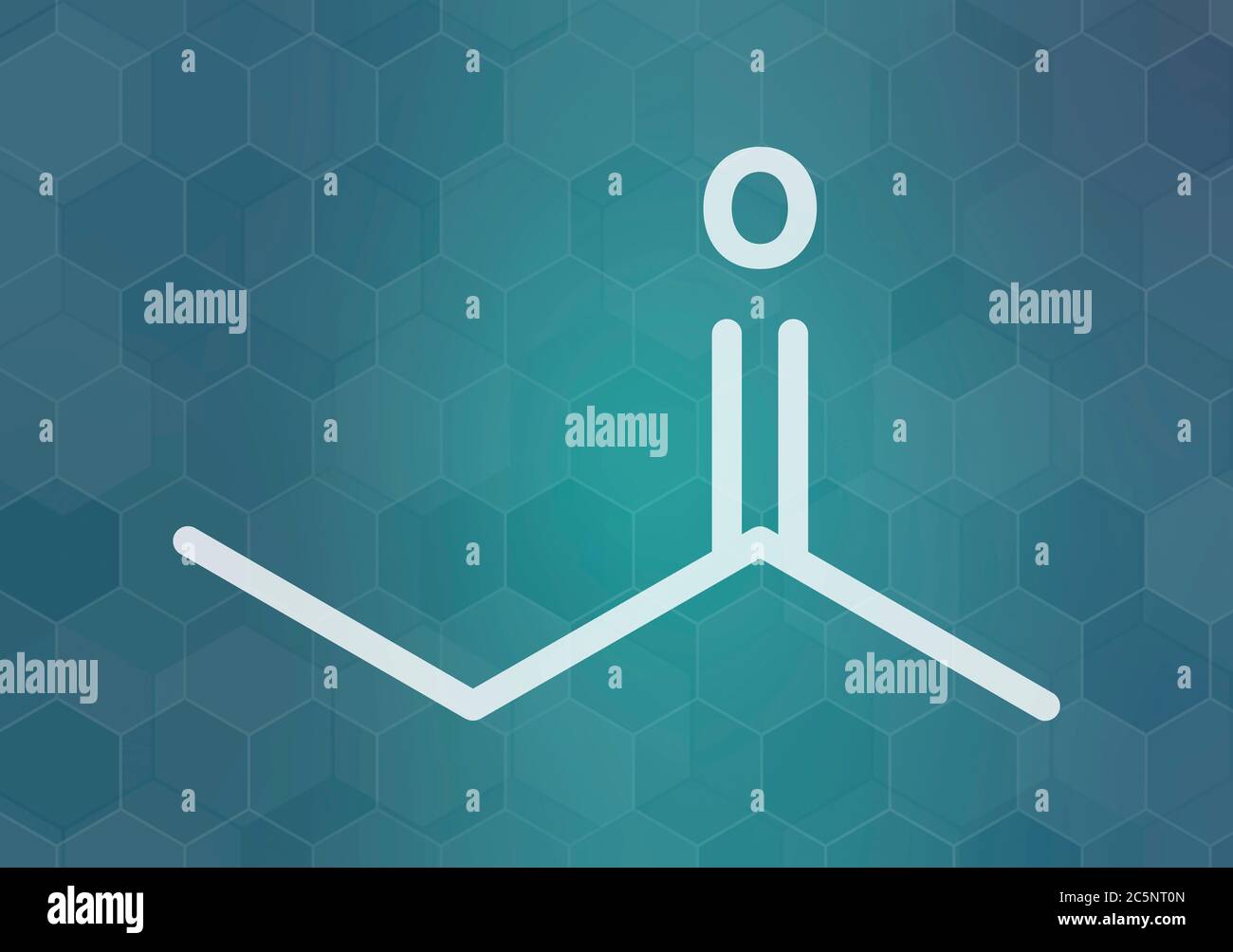 Butanone (methyl ethyl ketone, MEK) industrial solvent, chemical ...