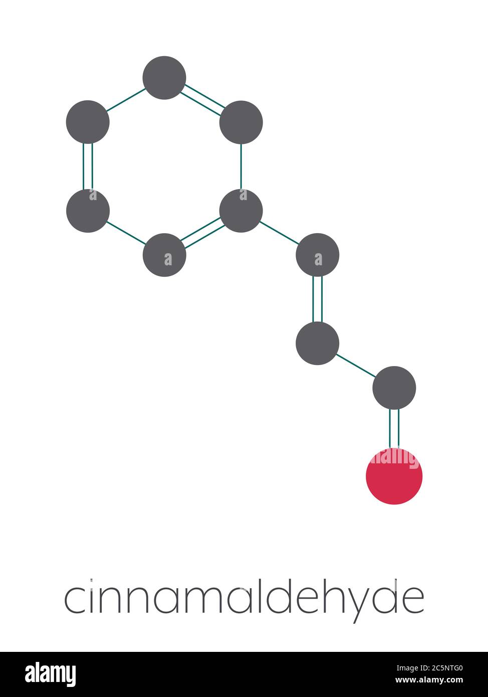Cinnamaldehyde Structural Formula