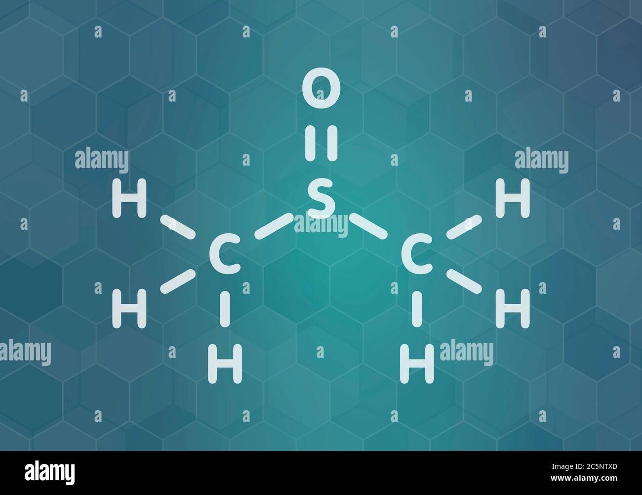 Dimethyl sulfoxide (DMSO solvent molecule). Skeletal formula Stock ...