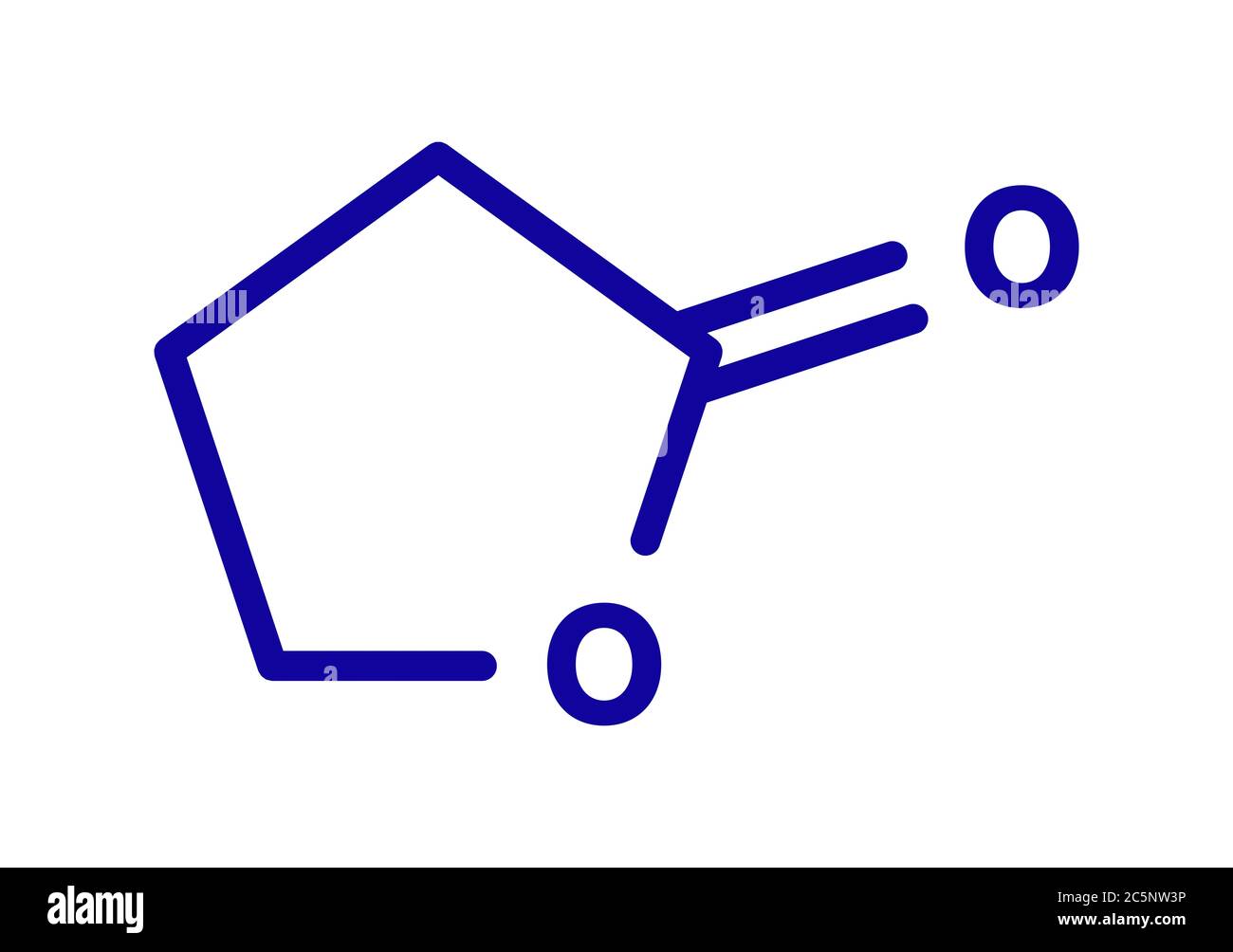 Gamma-butyrolactone (GBL) solvent molecule. Used as prodrug form of GHB ...