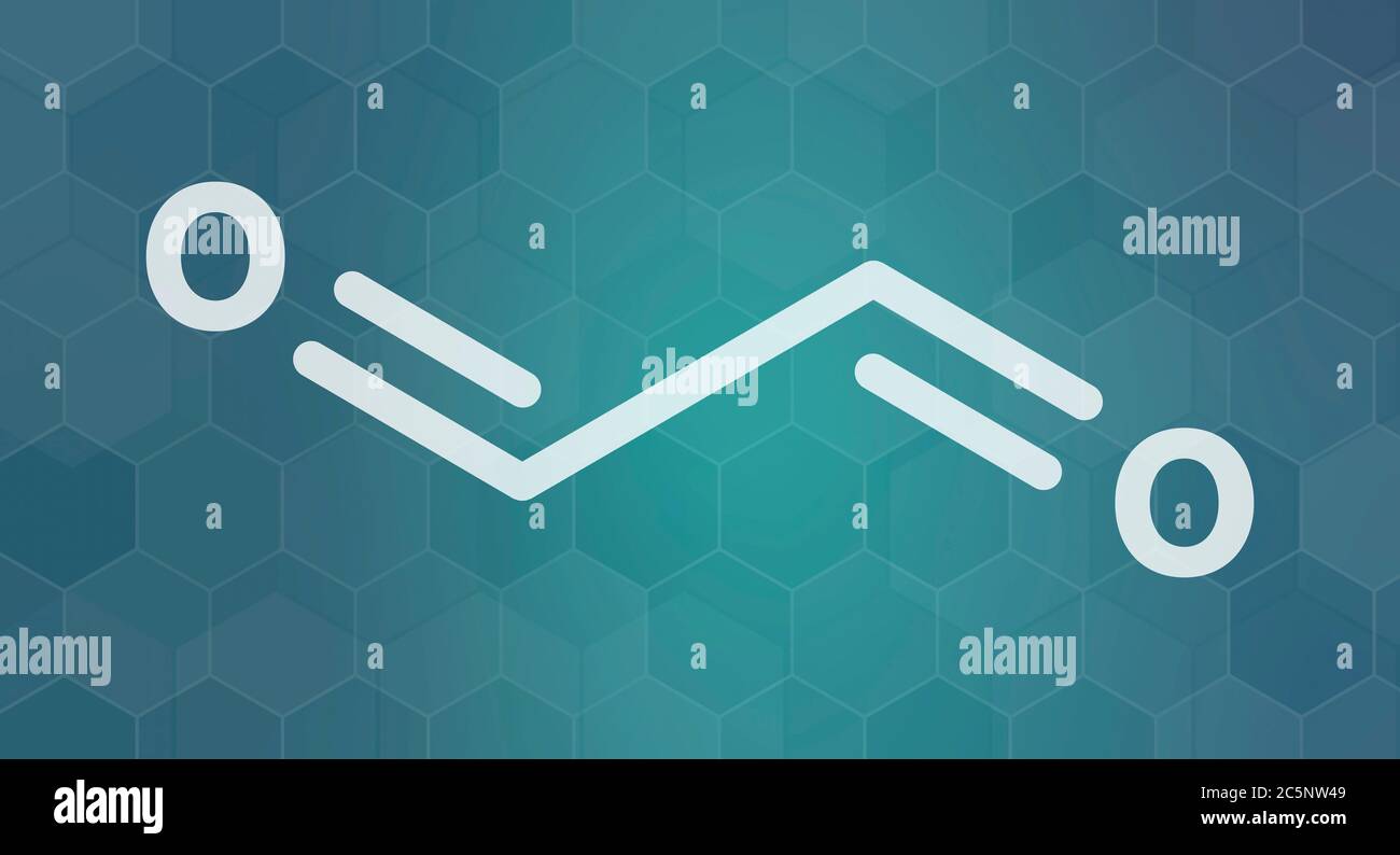 Glyoxal dialdehyde molecule hi-res stock photography and images - Alamy