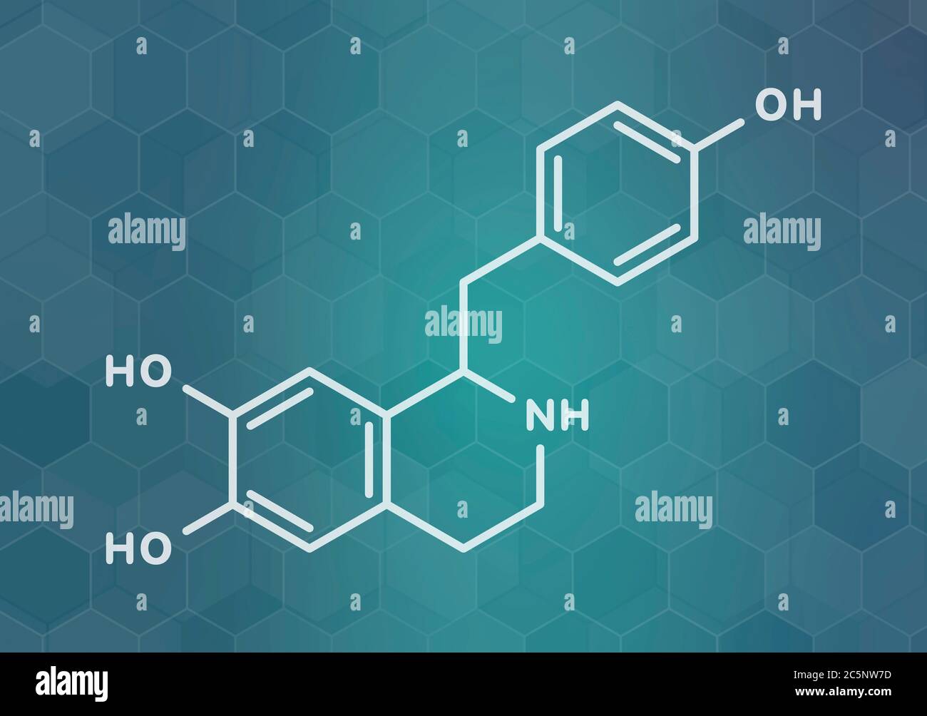 Higenamine herbal molecule. Present in some fat burner food supplements ...