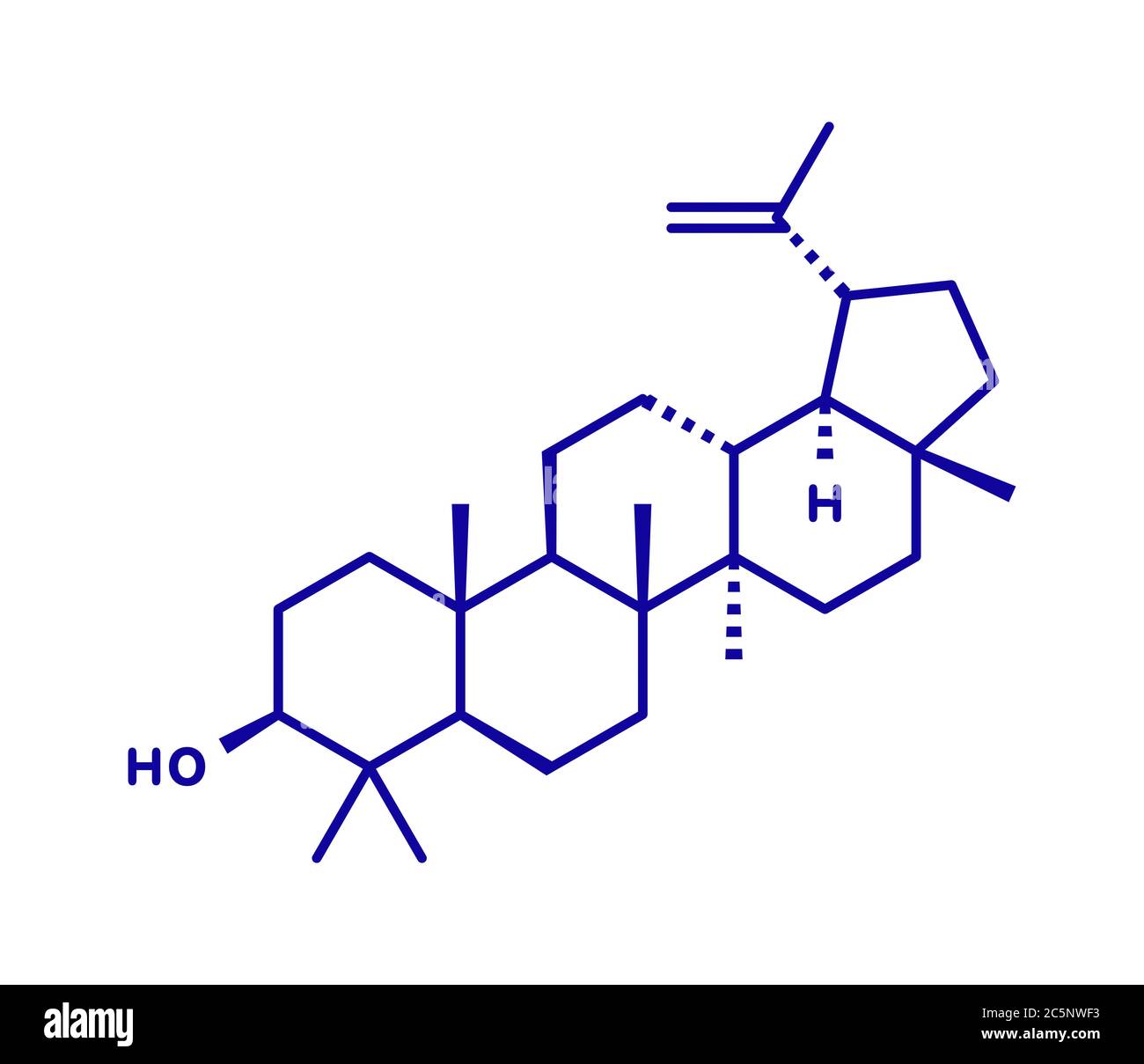 Lupeol molecule. Skeletal formula Stock Photo - Alamy
