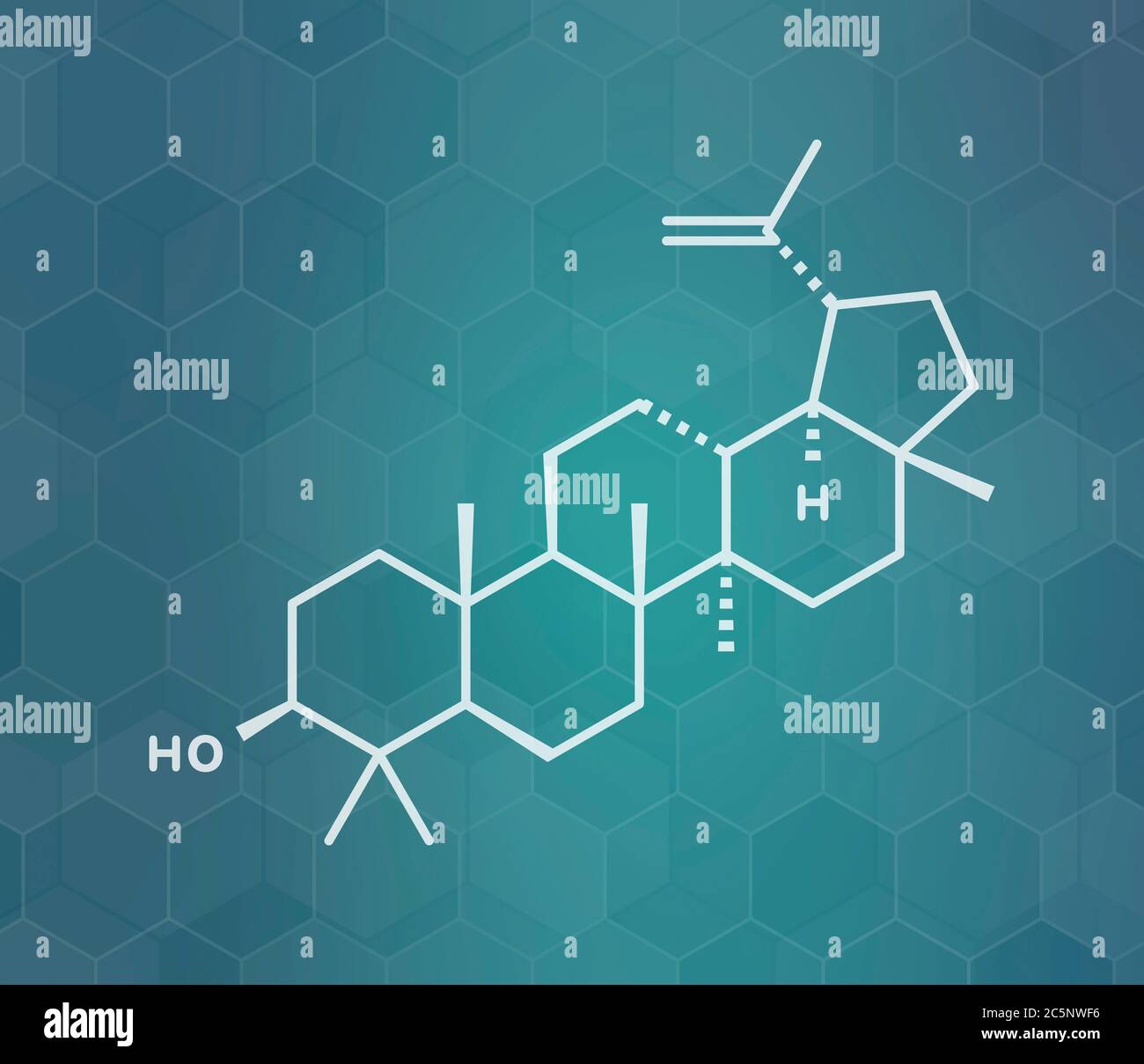 Lupeol molecule. Skeletal formula Stock Photo - Alamy