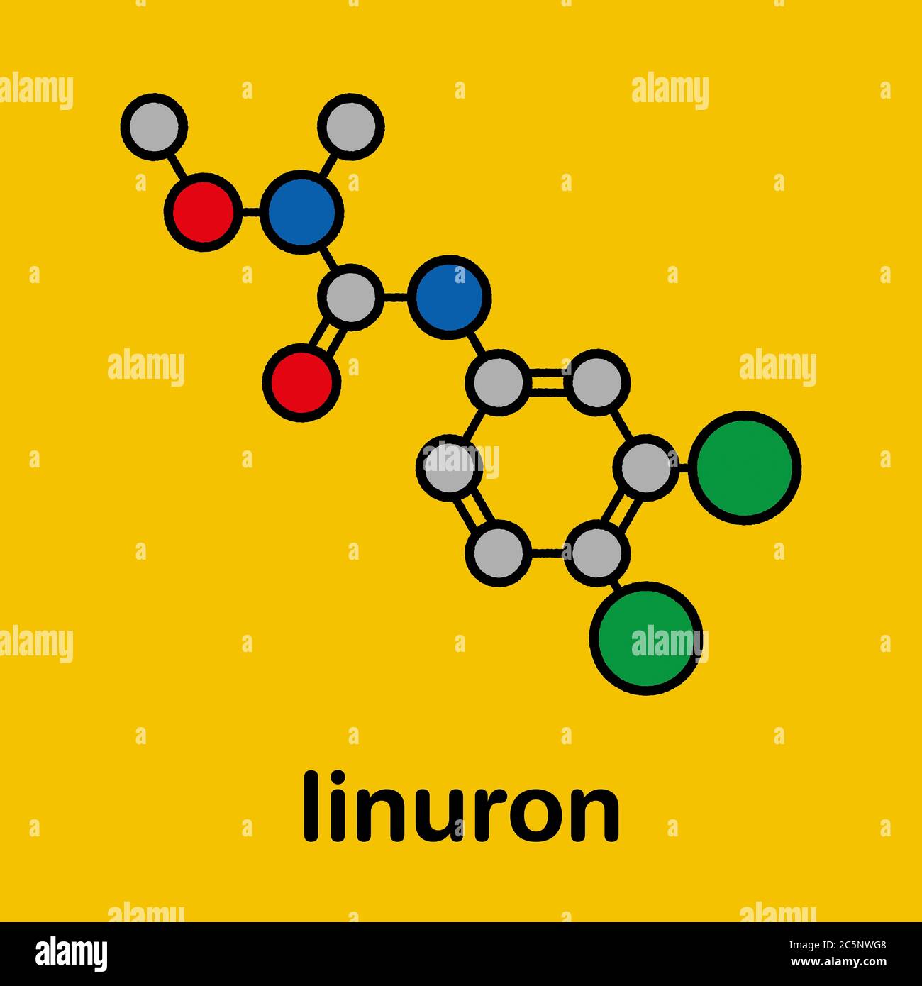 Linuron herbicide molecule hi-res stock photography and images - Alamy