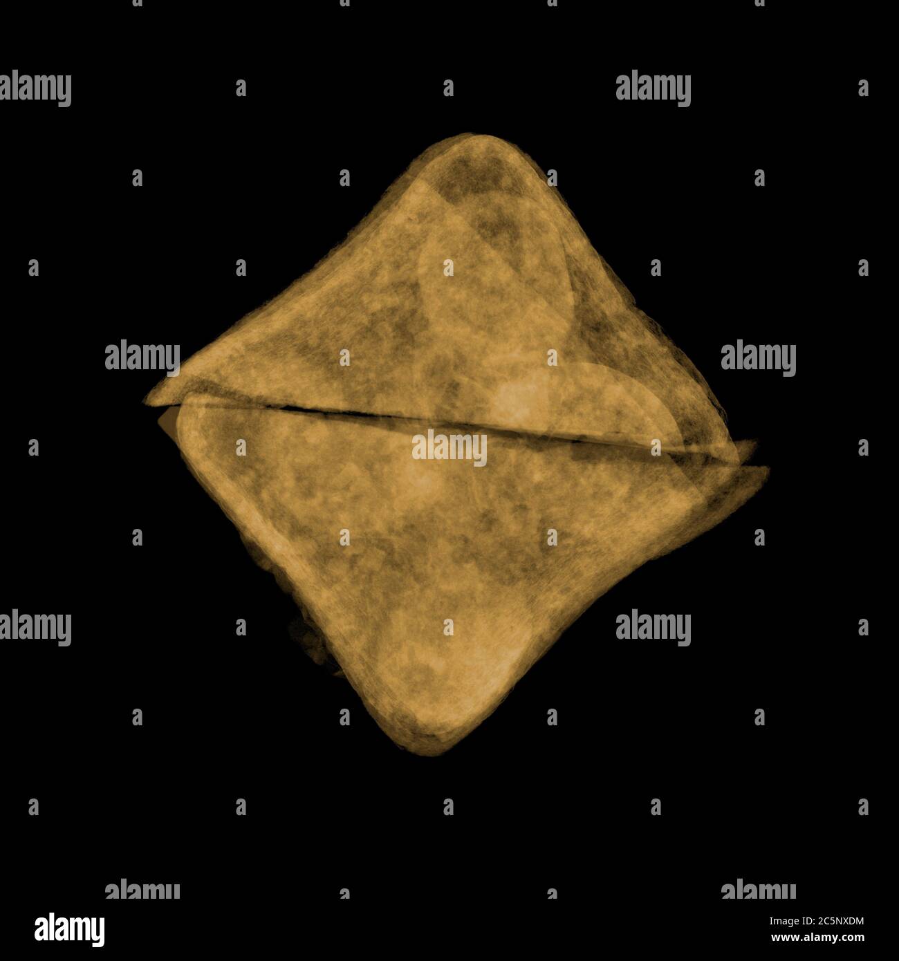 Sandwich, coloured X-ray Stock Photo - Alamy