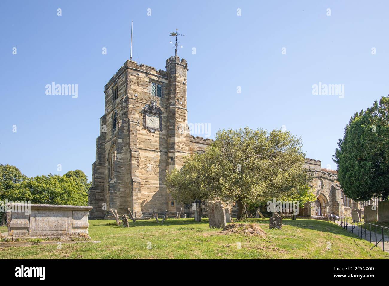 st dunstans parish church in cranbrook kent Stock Photo - Alamy
