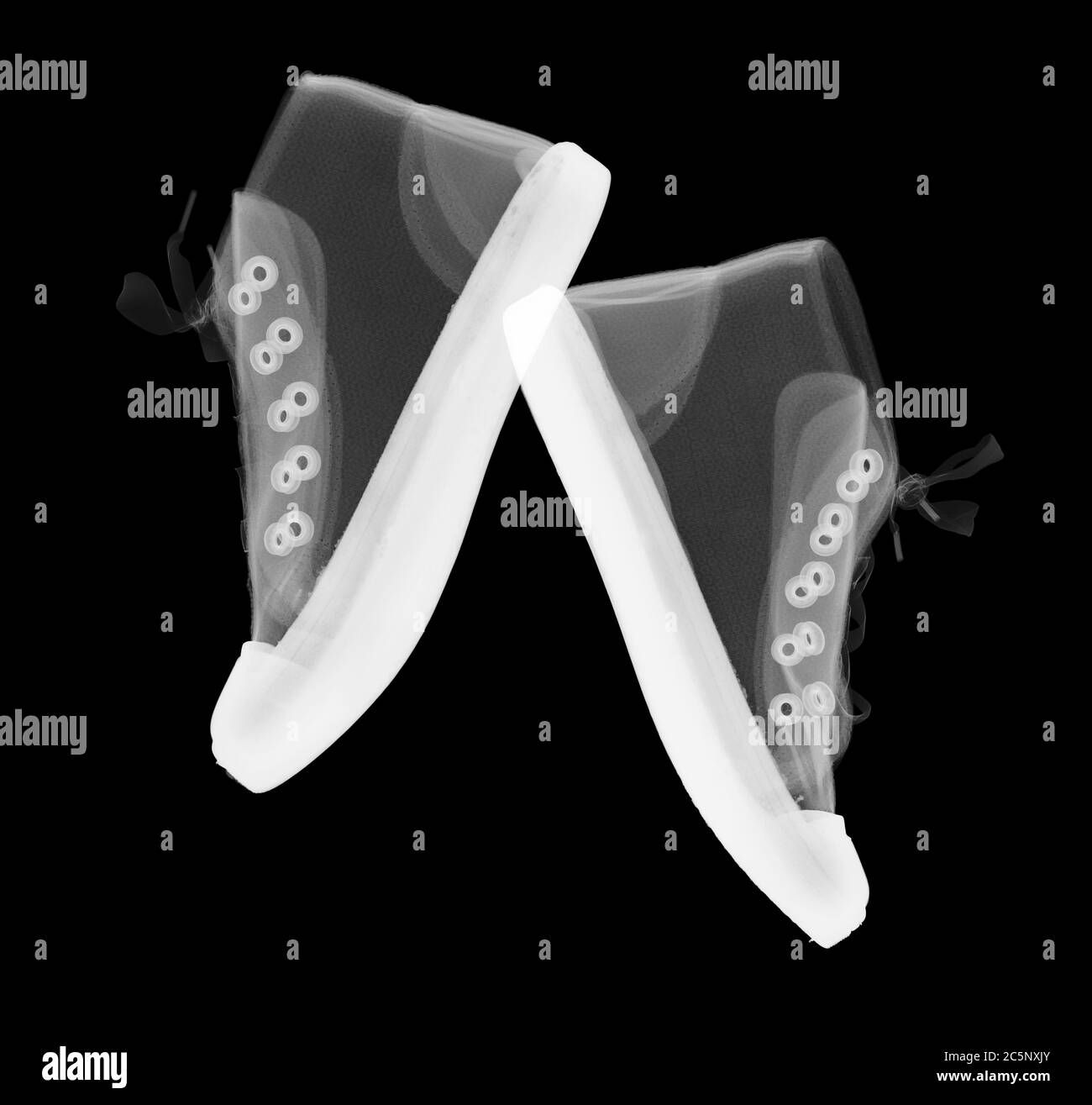Pair of kids bumper boots, X-ray Stock Photo - Alamy