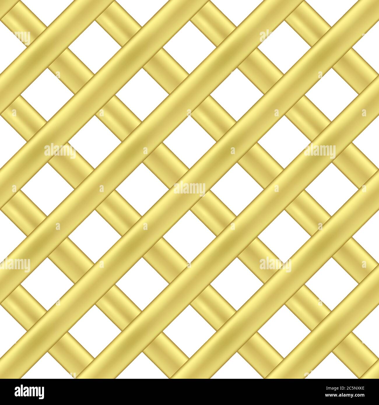 Vector seamless pattern of gold intersecting diagonal ribbons Stock ...